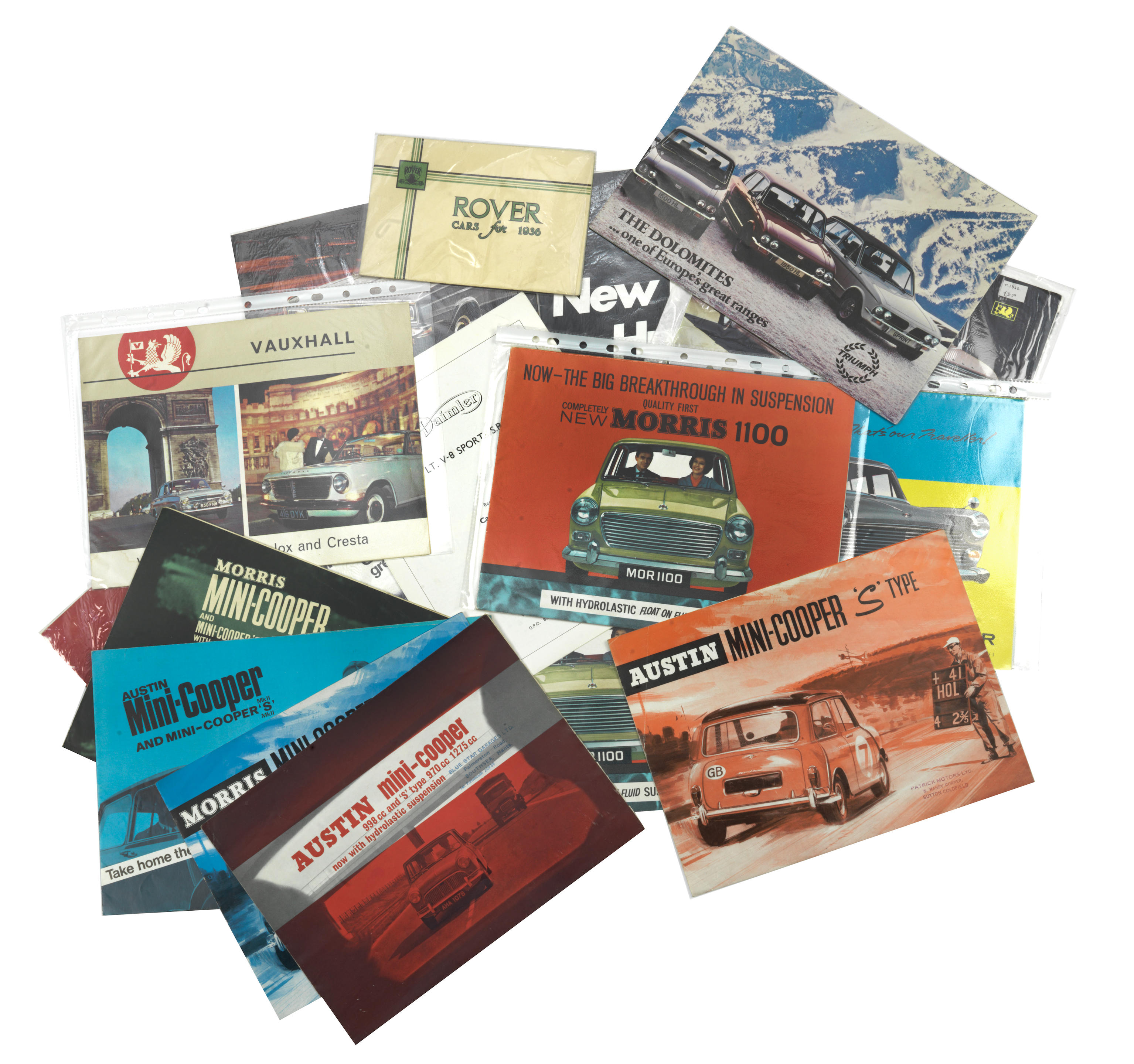 Bonhams Cars : A quantity of British marque sales brochures, catalogues ...
