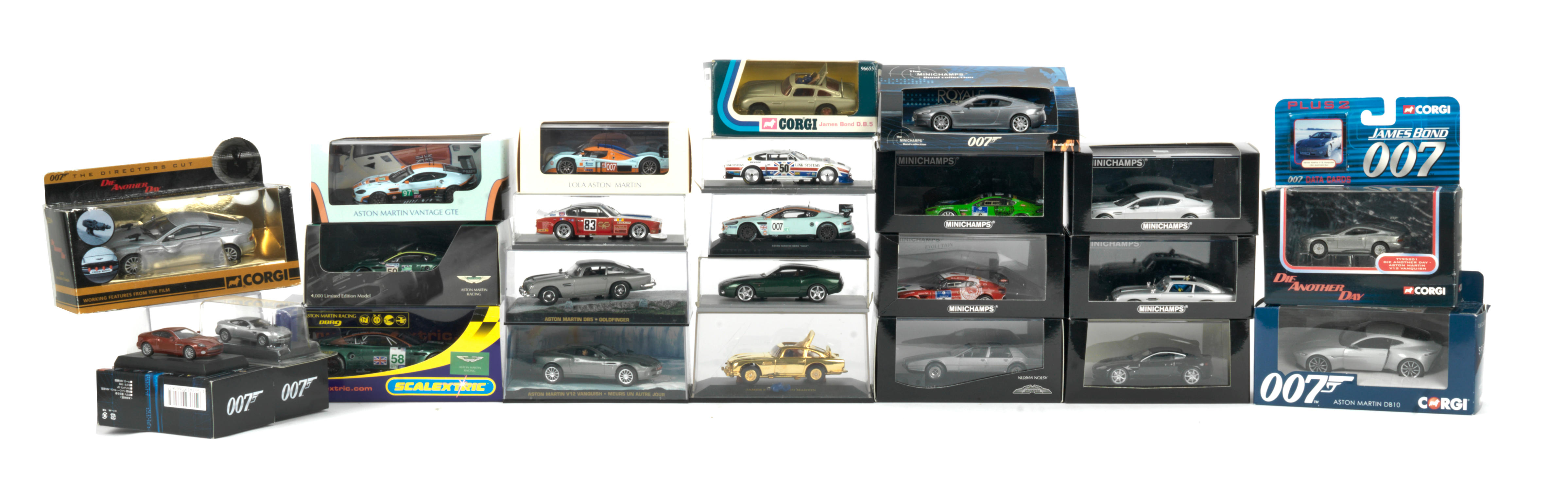 Bonhams Cars Assorted 143 Scale Aston Martin Models Qty