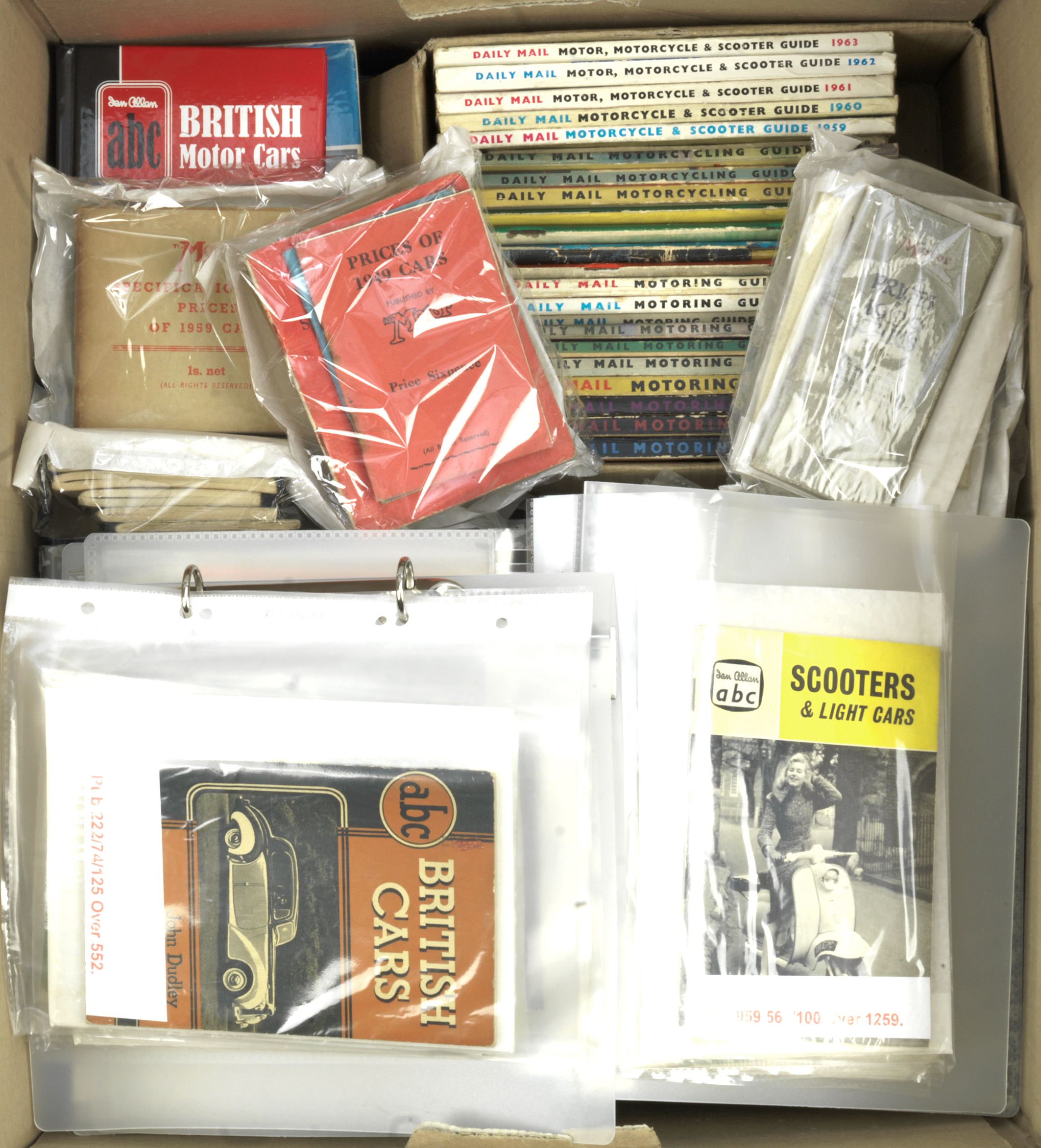 Bonhams Cars : Assorted Ian Allen ABC publications, ((Qty))