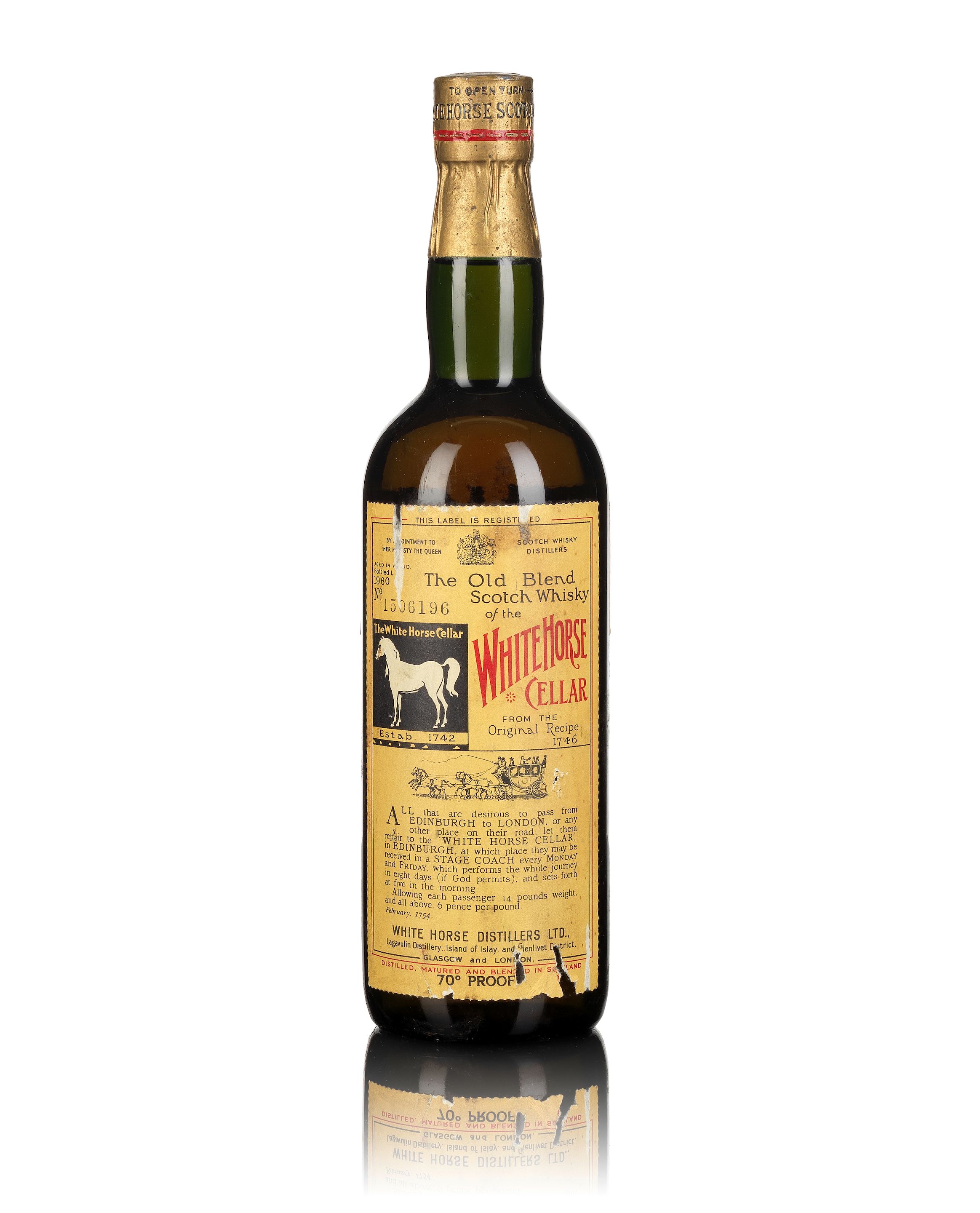 Bonhams : White Horse Scotch Whisky-1960