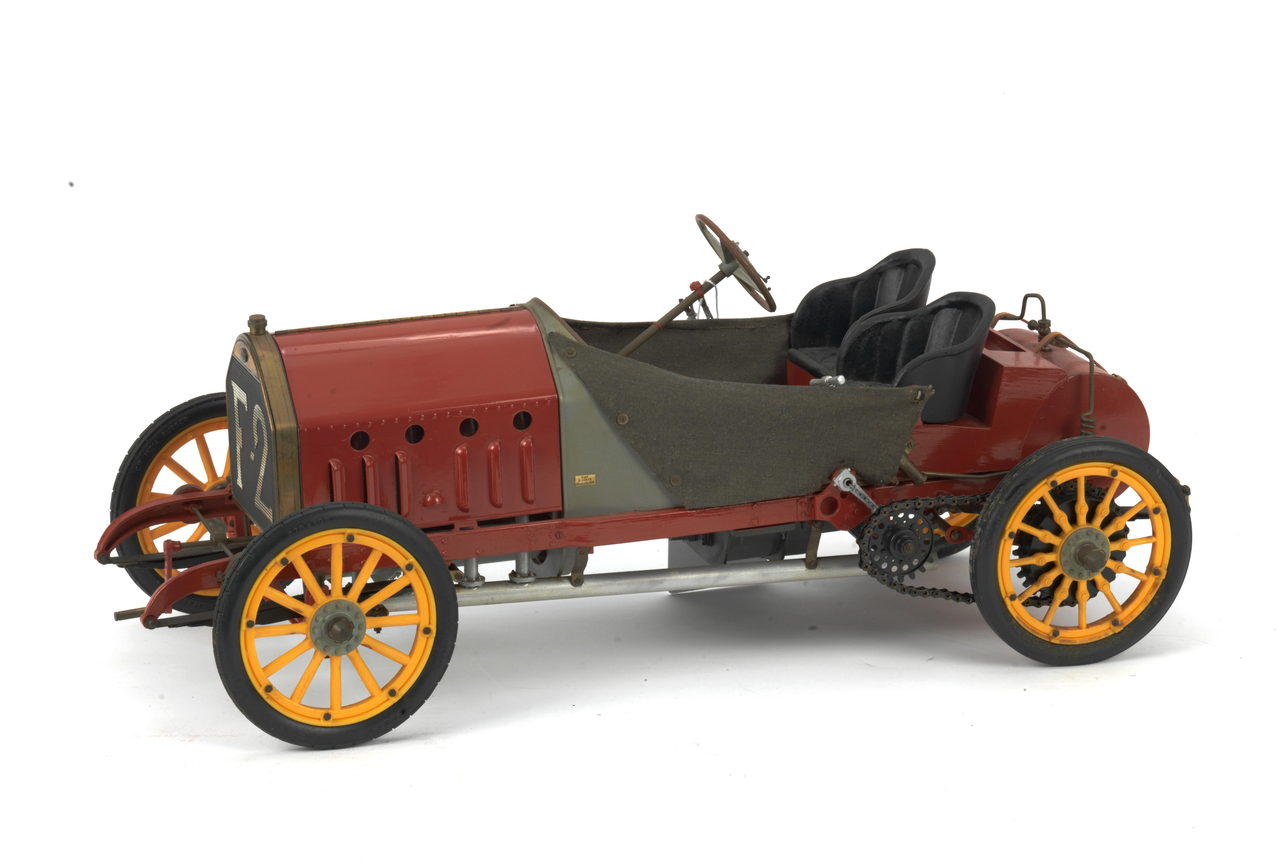Bonhams Cars A 18 Scale Kit Built Model Of The 1907 Grand Prix De France Fiat By Pocher Italian