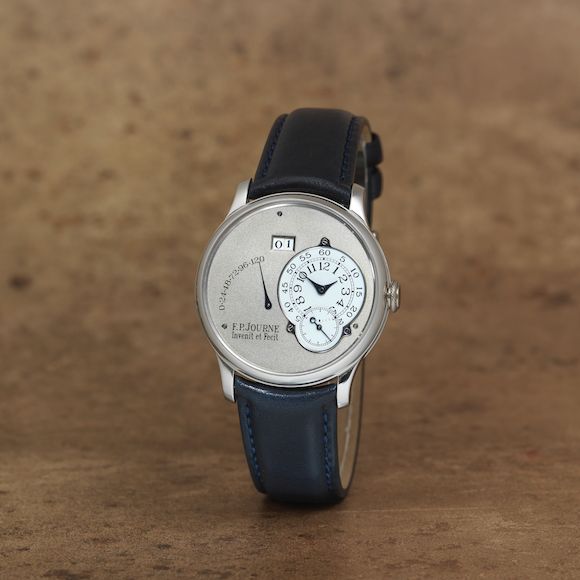 Bonhams : F.P. Journe. A fine and rare platinum automatic calendar ...