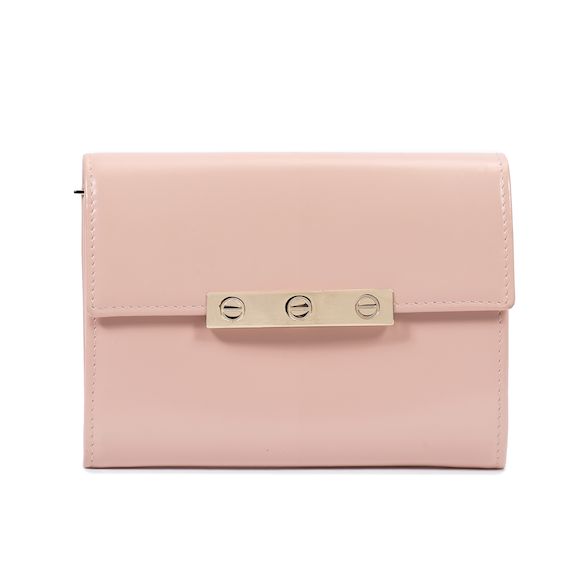 Bonhams : Cartier: a Pink 'Love' Folding Wallet 2000s (includes ...