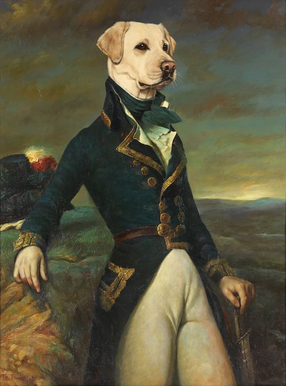 Bonhams : Thierry Poncelet (Belgian, born 1946) A gentleman labrador