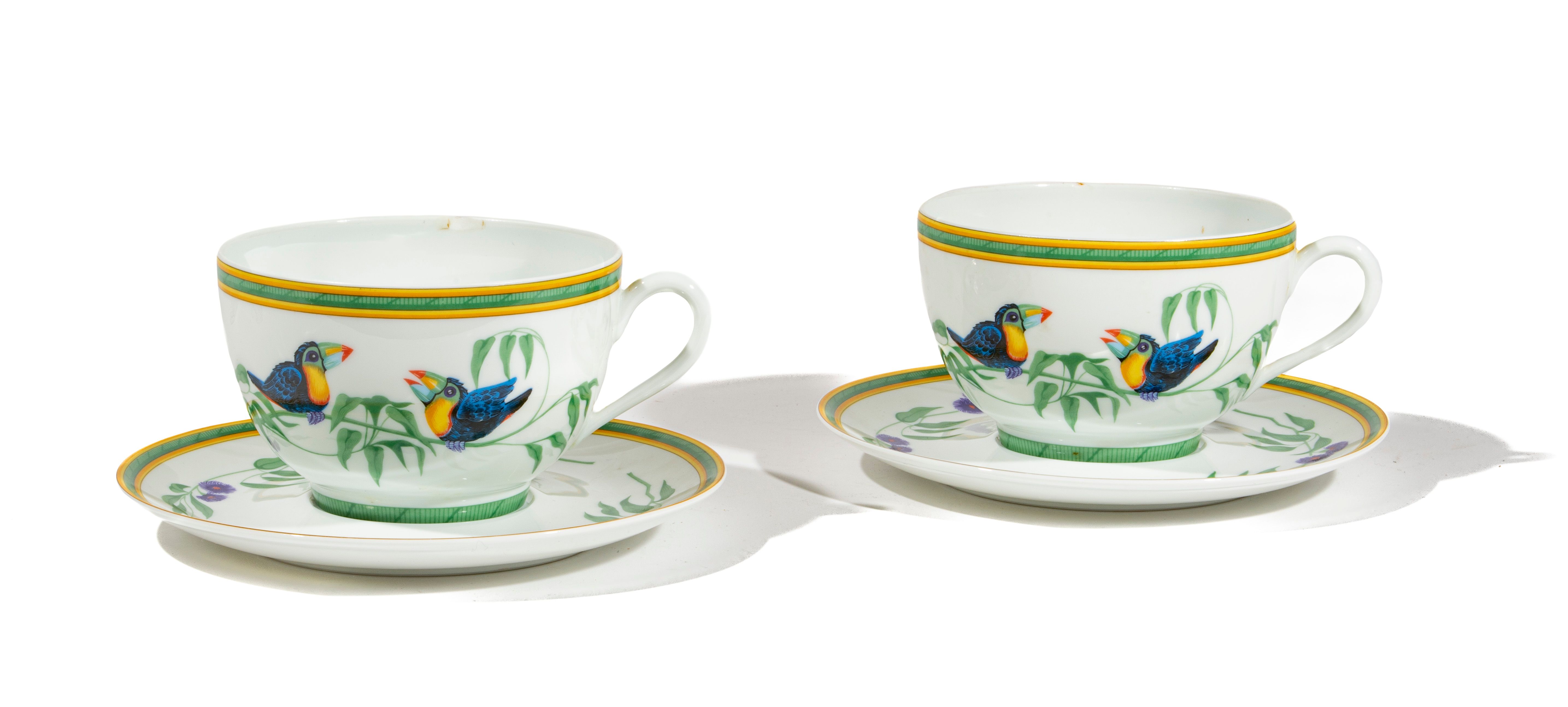 Bonhams Cornette de Saint Cyr : HERMES Paris. Deux déjeuners Toucan en ...