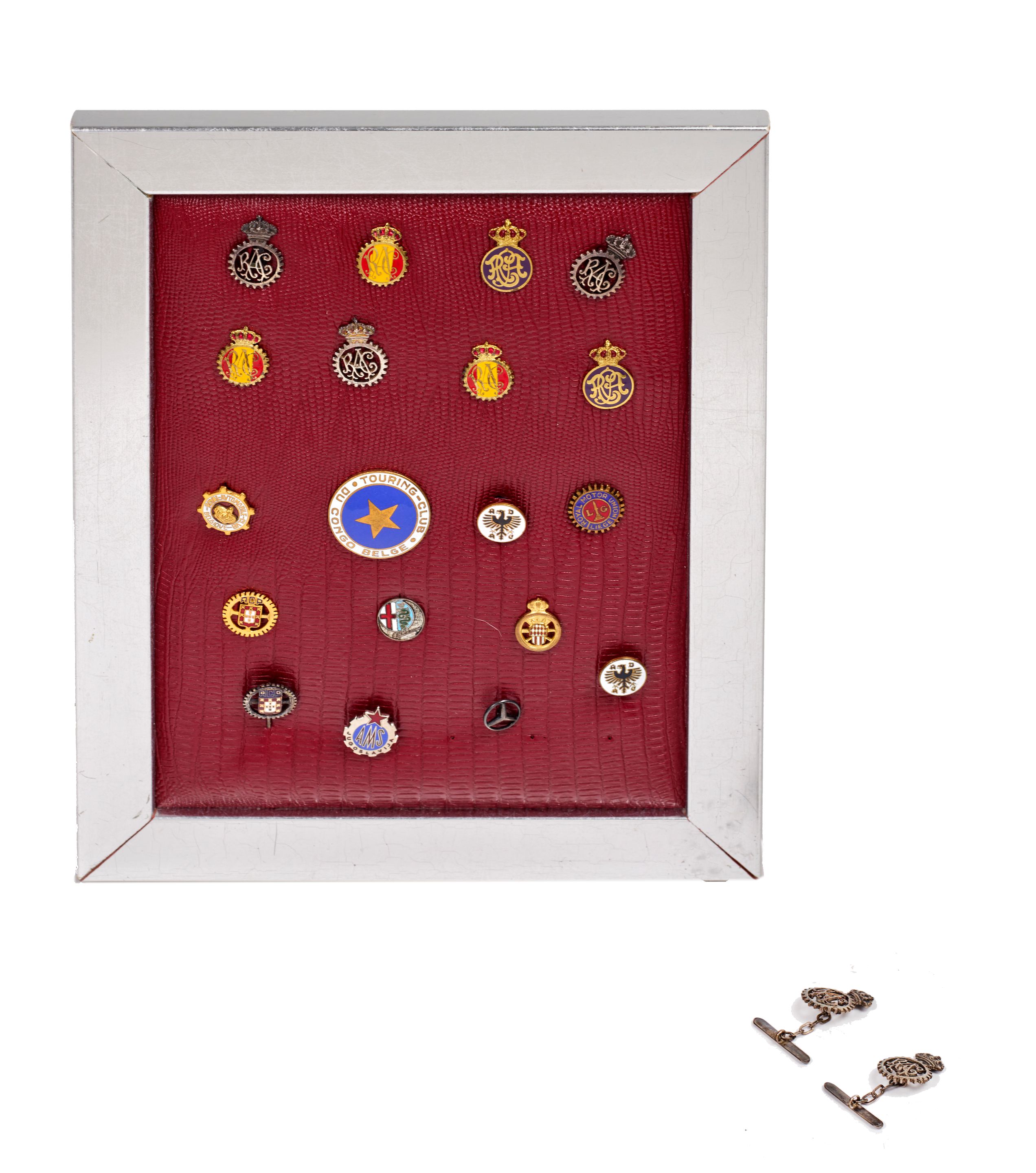 Bonhams Cars : Collection of 19 Automotive Lapel Badges / Pins