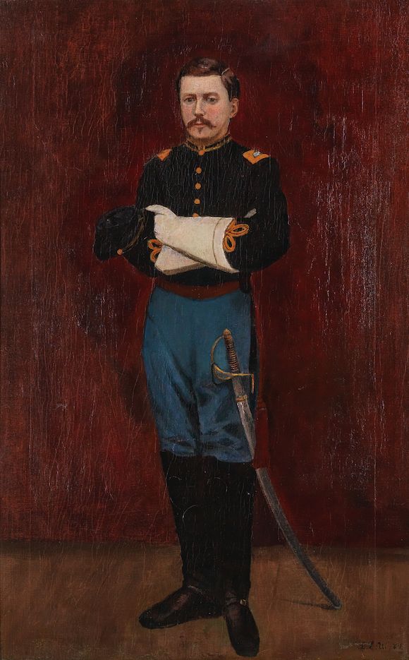 Bonhams : British School, 19th Century Portrait of George B. McClellan ...