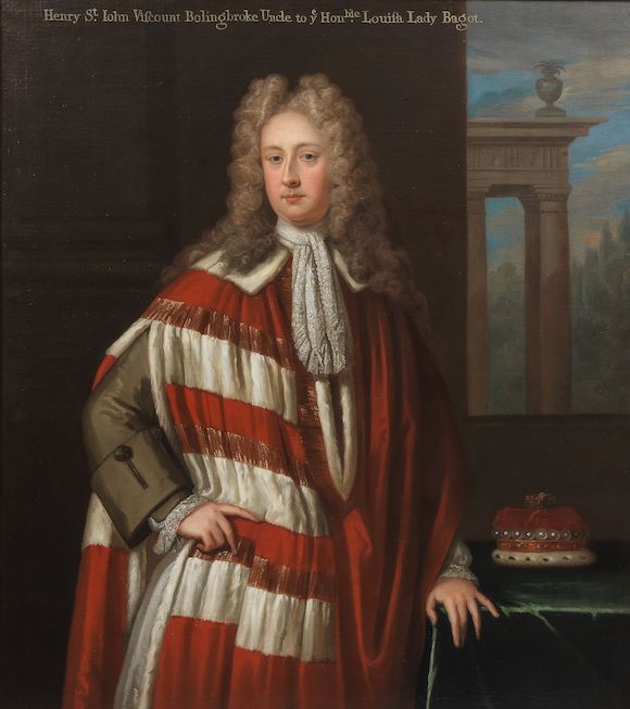 Bonhams : Charles d'Agar (Paris 1669-1723 London) Portrait of Henry St ...