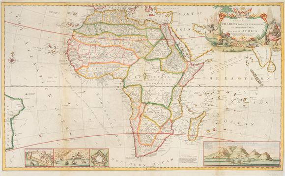 Bonhams : MOLL (HERMAN) Map of Africa, J. Bowles, T. Bowles, Philip ...