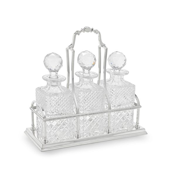 Bonhams : A modern silver tantalus C J Vander Ltd, Sheffield 1999, also ...