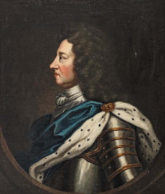Bonhams : After Sir Godfrey Kneller, 18th Century Portrait of George I ...