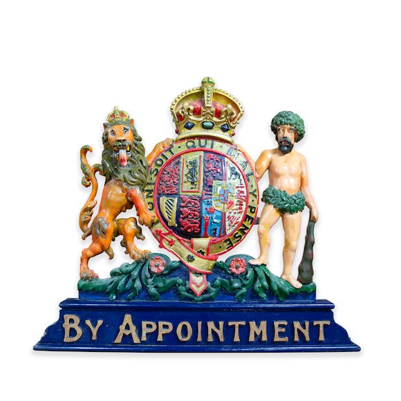 Bonhams : An early 20th century carved wood and polychrome painted ...