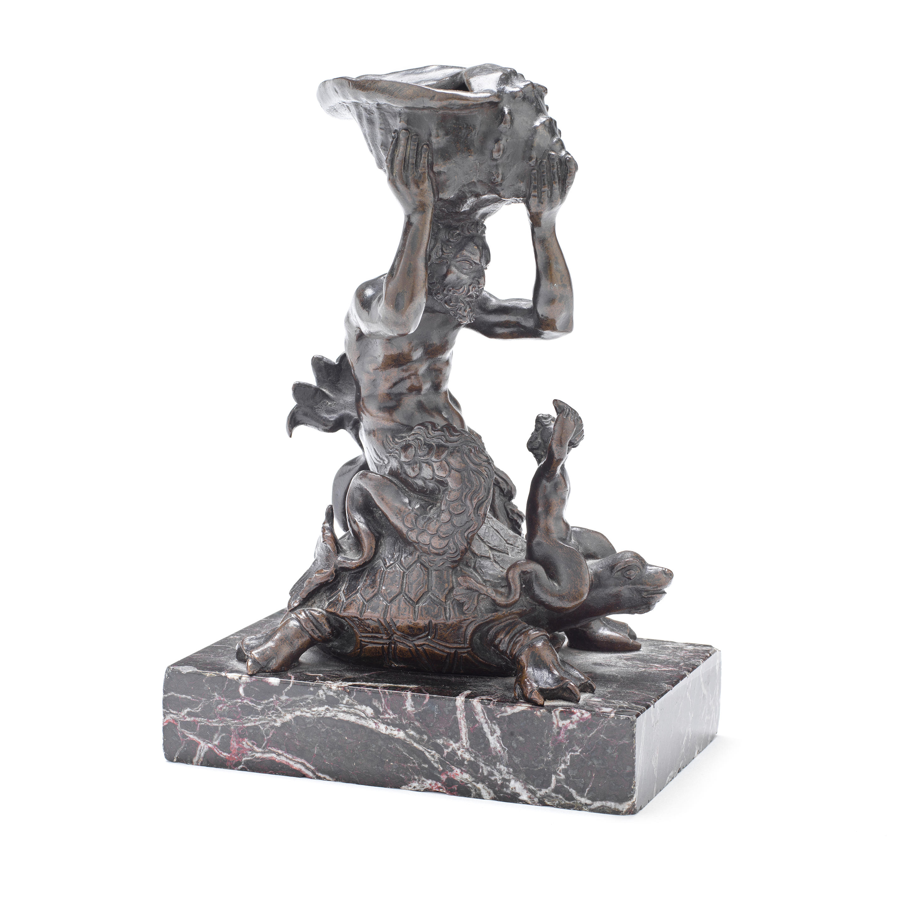 Bonhams A Late 19th Century Patinated Bronze Figural Group Of A