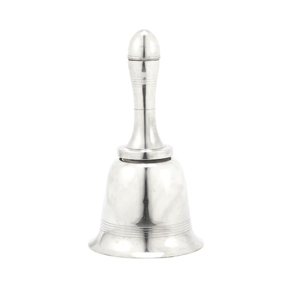 Bonhams : An electroplated novelty 'Bell' cocktail shaker Asprey & Co ...