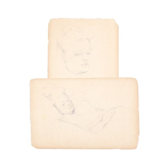 Bonhams : ORWELL (SONIA) COLDSTREAM (WILLIAM) Four pencil studies of ...