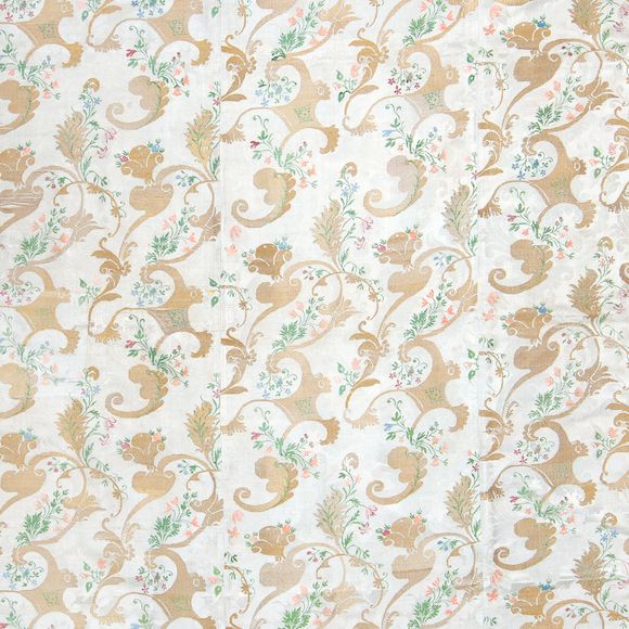 Bonhams : A coverlet of 'Bizarre' silk Circa 1710, French or Italian