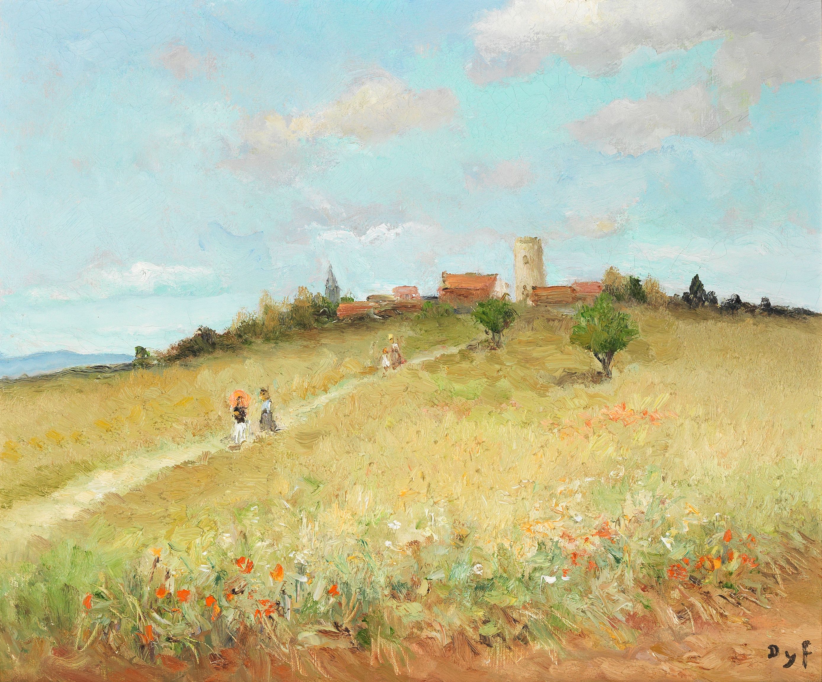 Bonhams : Marcel Dyf (French, 1899-1985) Cueillette de fleurs en Provence