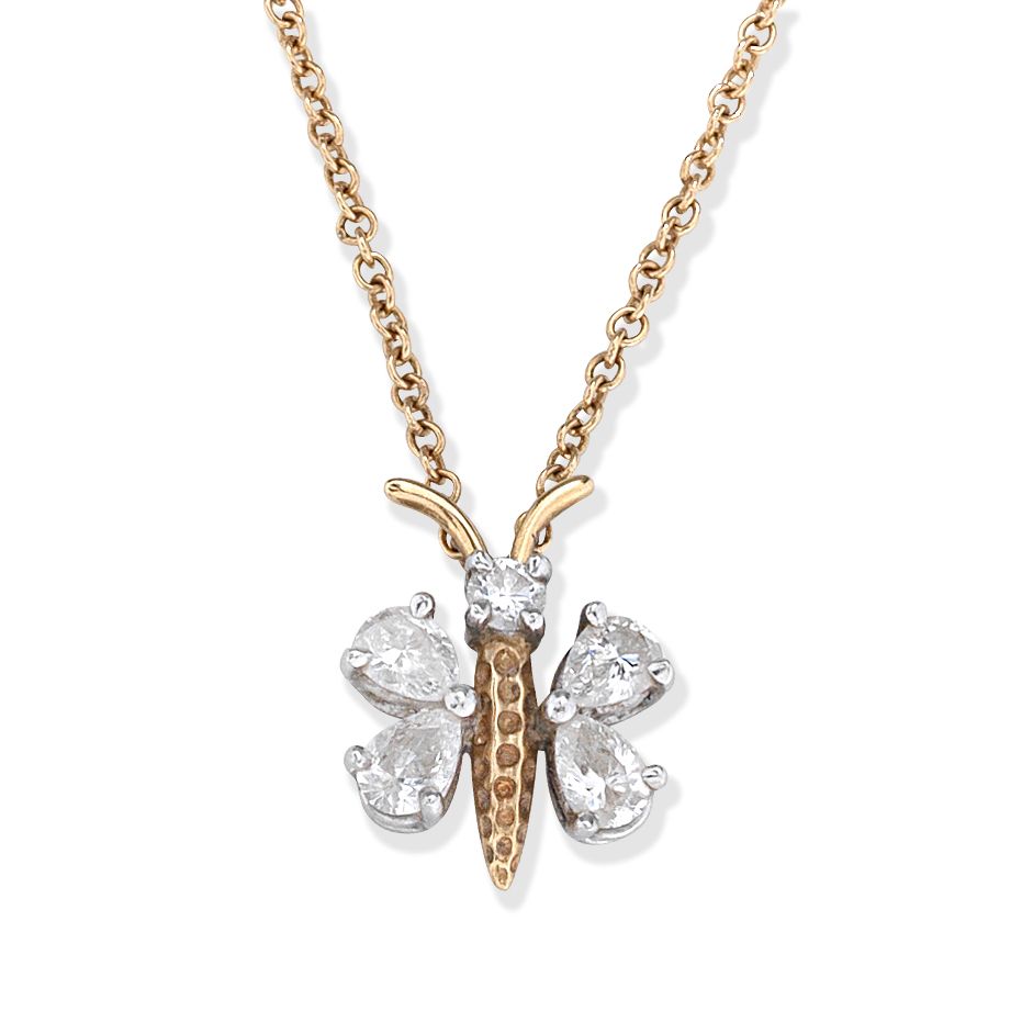 Bonhams : SCHLUMBERGER FOR TIFFANY BUTTERFLY DIAMOND NECKLACE
