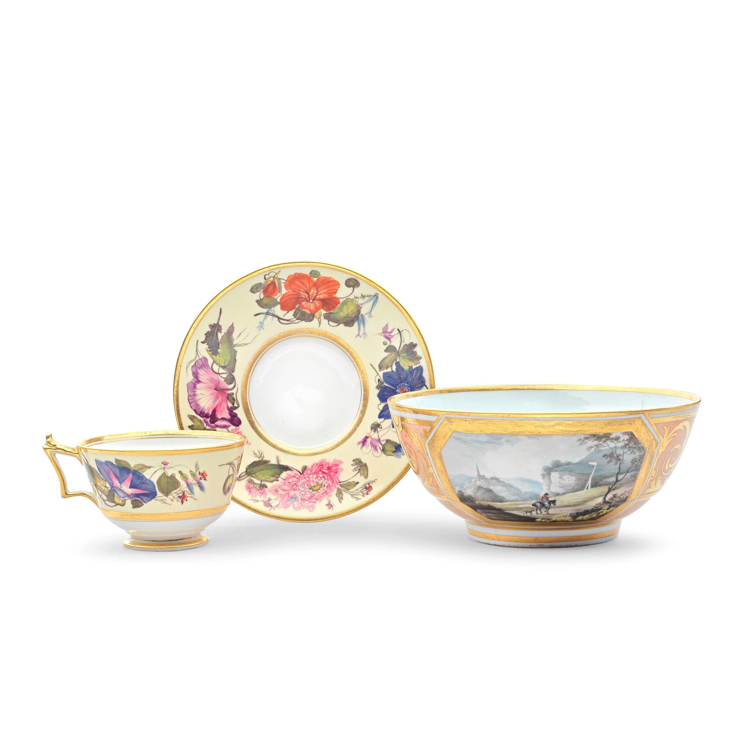 Bonhams : A Barr, Flight and Barr Worcester slop bowl and a Flight ...