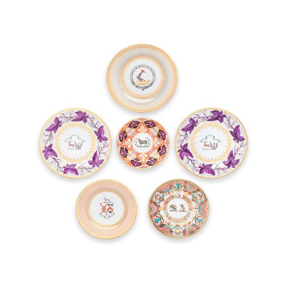 Bonhams : Six Barr, Flight and Barr Worcester and Flight, Barr and Barr ...