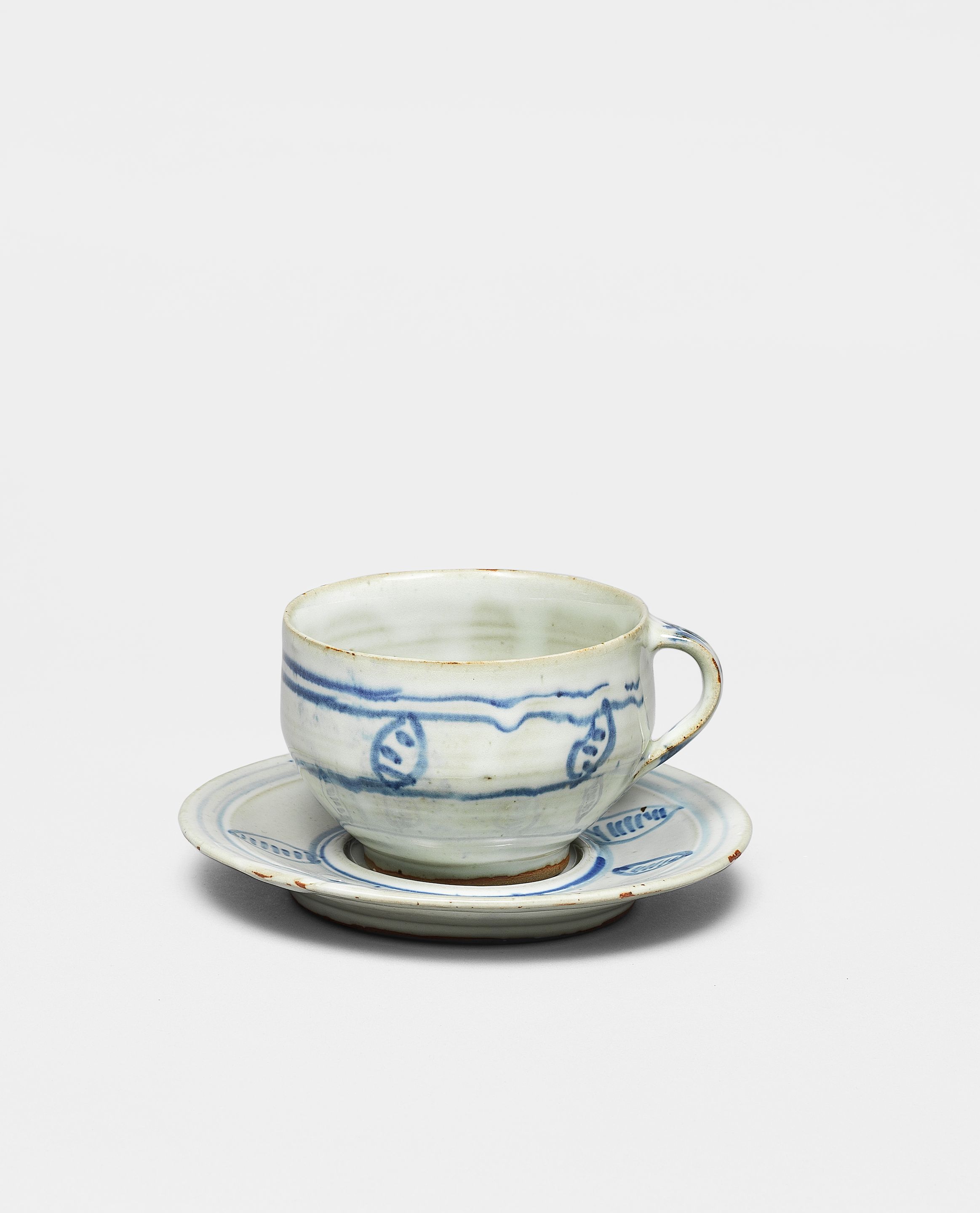 Bonhams : Michael Cardew (British, 1901-1983) Cup and Saucer 9 x 17.2 x ...