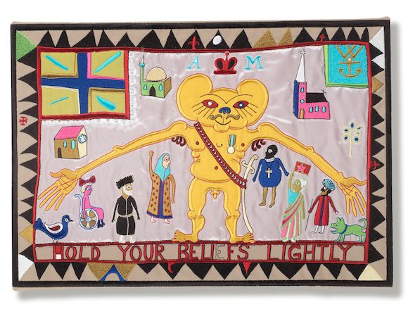 Bonhams : Grayson Perry (born 1960) Hold Your Beliefs Lightly, 2011 ...