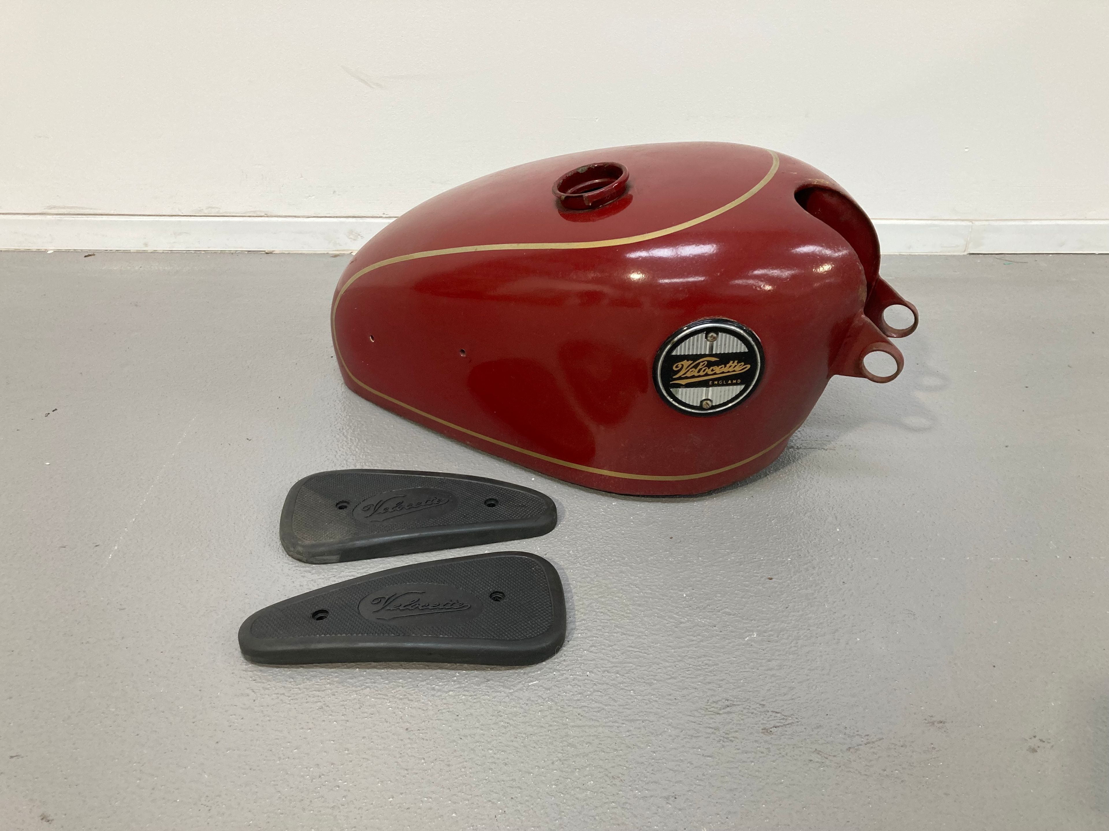 Bonhams Cars : A Velocette petrol tank ((Qty))