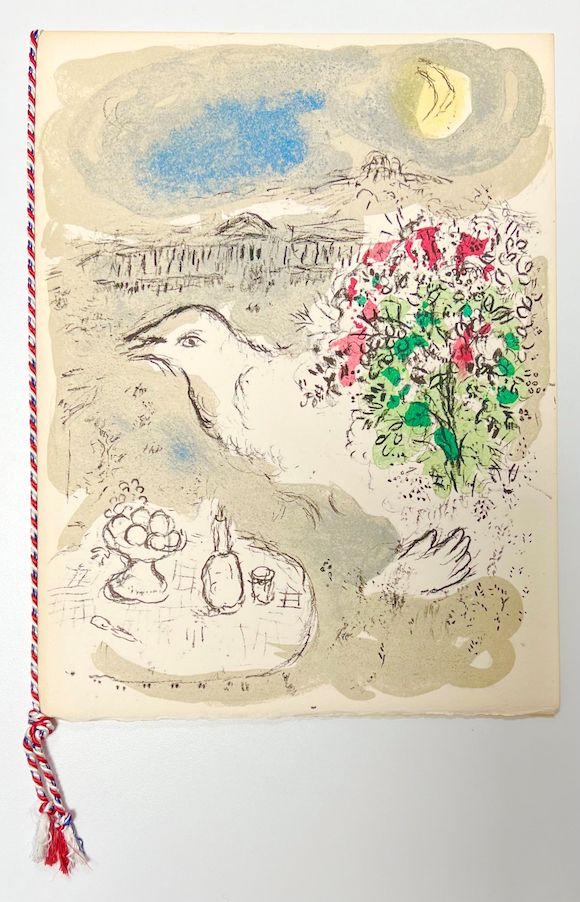 Bonhams Cornette de Saint Cyr : Marc CHAGALL (1887-1985) MENU DE GALA ...