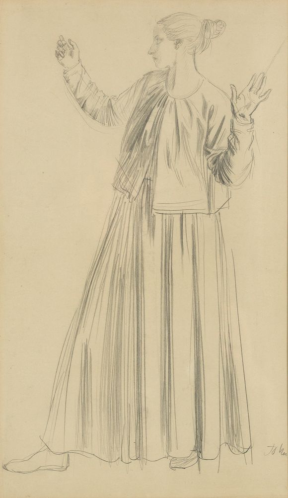 Bonhams : Augustus Edwin John O.M., R.A. (British, 1878-1961) Portrait of a Lady