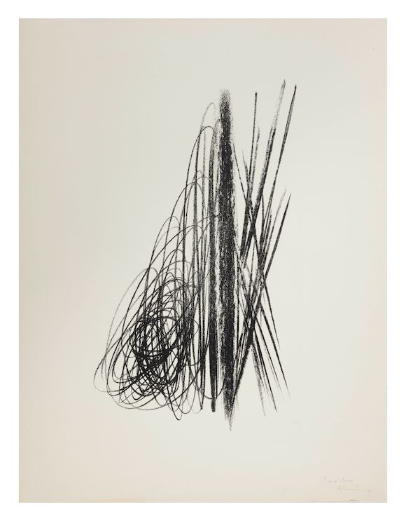 Bonhams Cornette de Saint Cyr : Hans HARTUNG (1904-1989) L.60, 1958 ...
