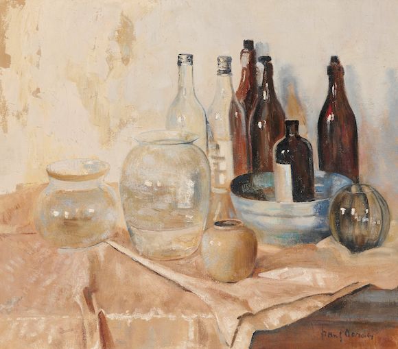 Bonhams : Frans David Oerder (South African, 1867-1944) Still life (framed)
