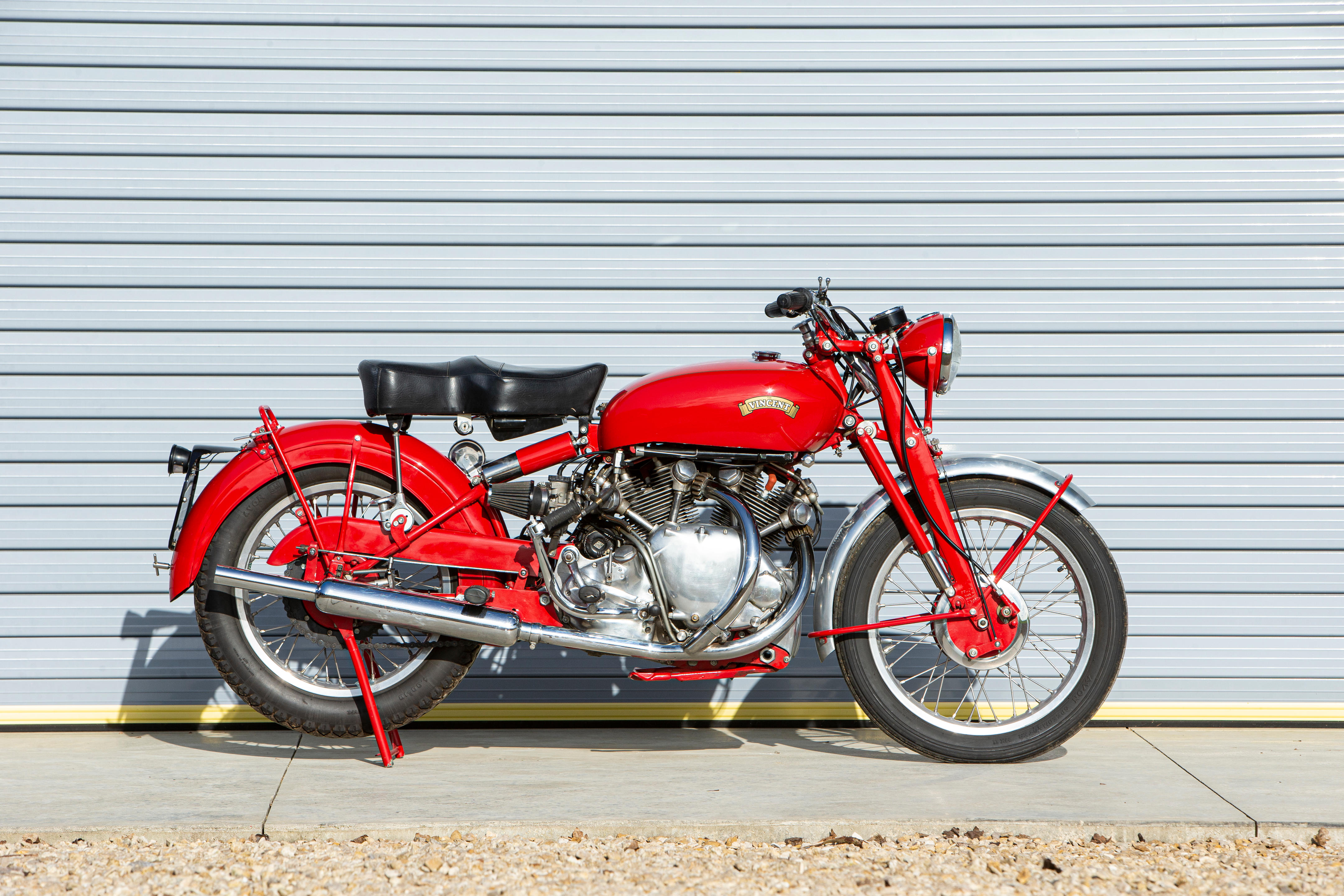 Bonhams Cars : 1949 Vincent 998cc 'Red' Rapide Frame no. RC4342 Rear ...