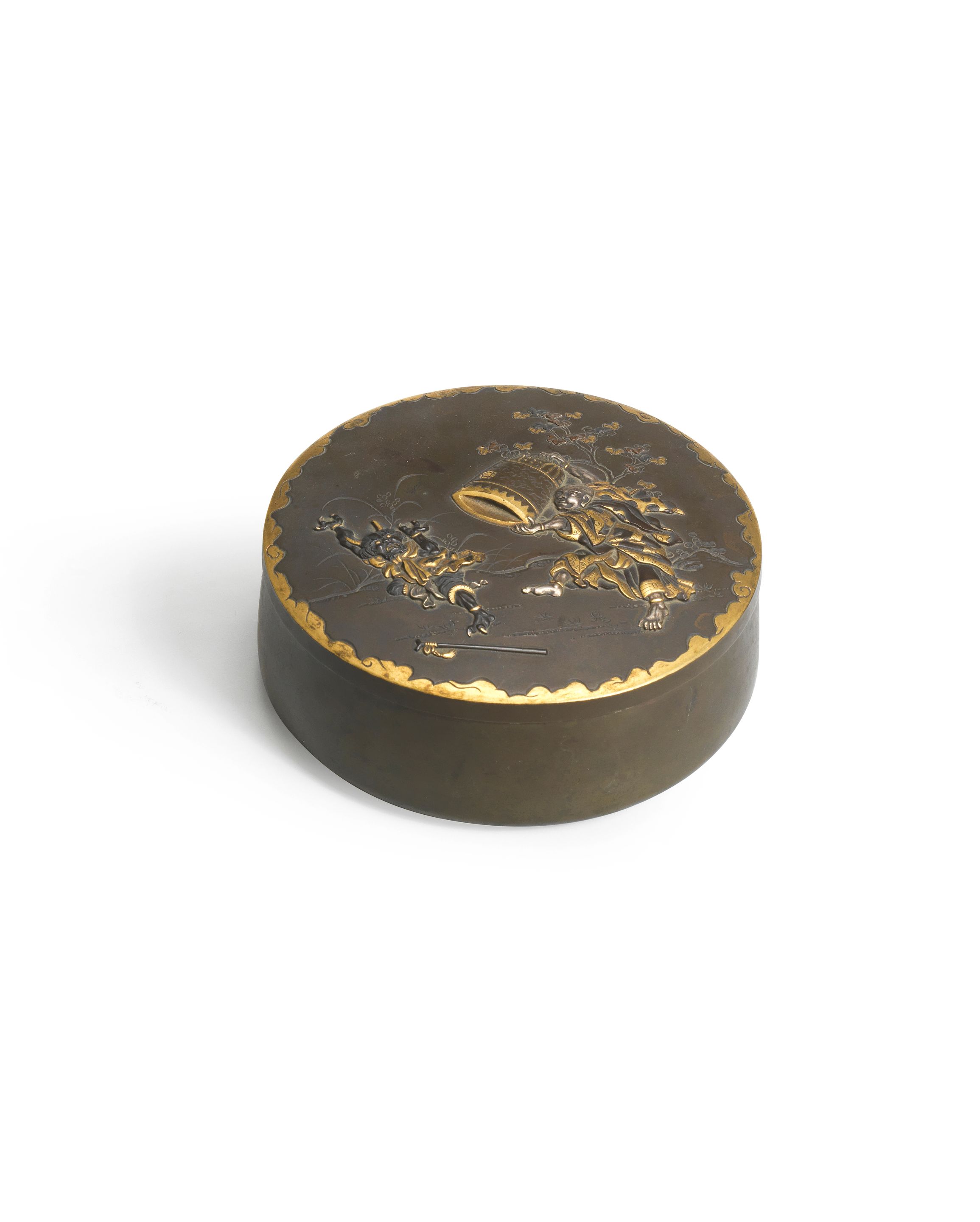 Bonhams : AN INLAID SENTOKU BOX AND COVER Edo period (1615-1868) or ...