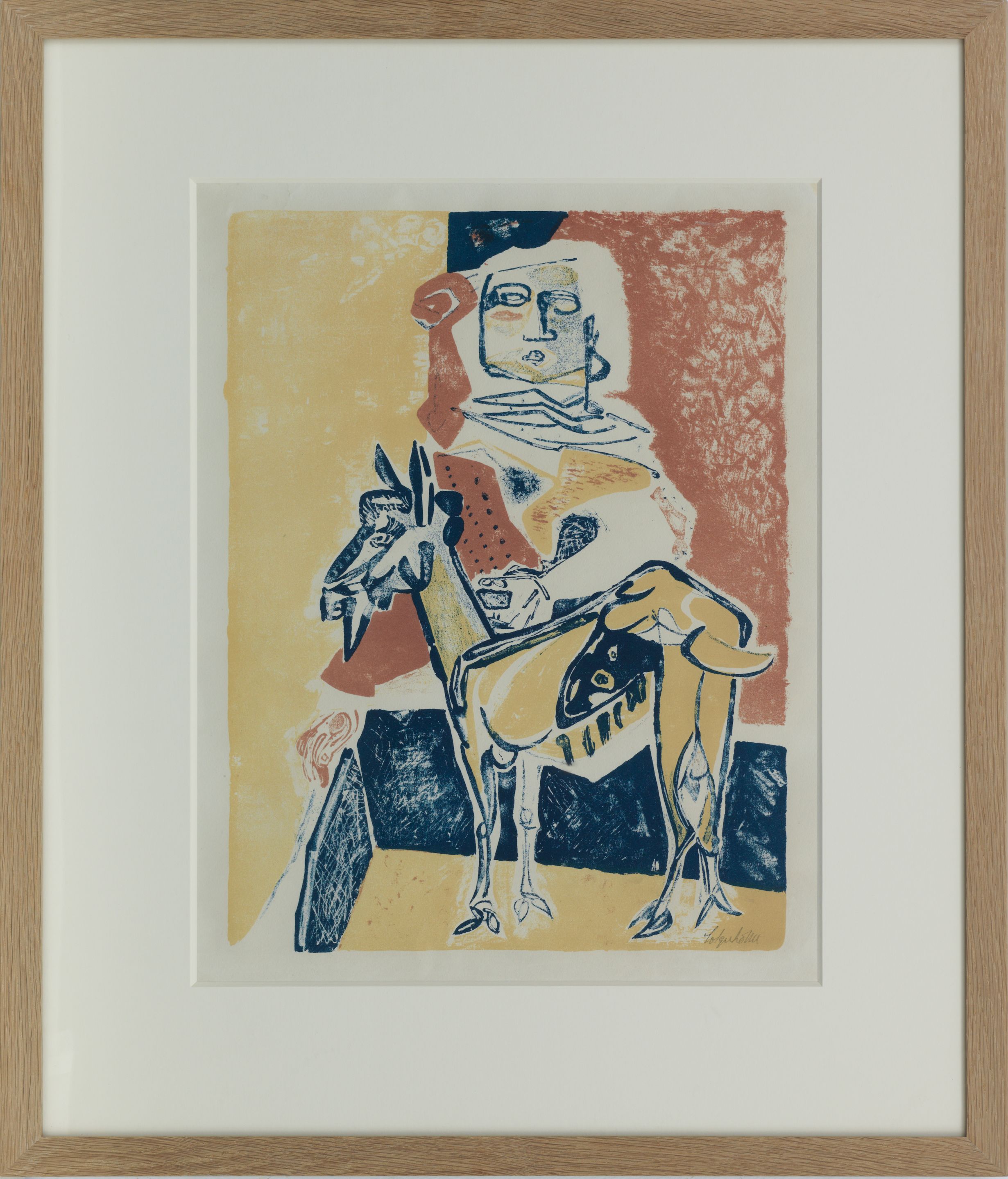 Bonhams : Robert Colquhoun (British, 1914-1962) Woman and Goat, 1948 ...
