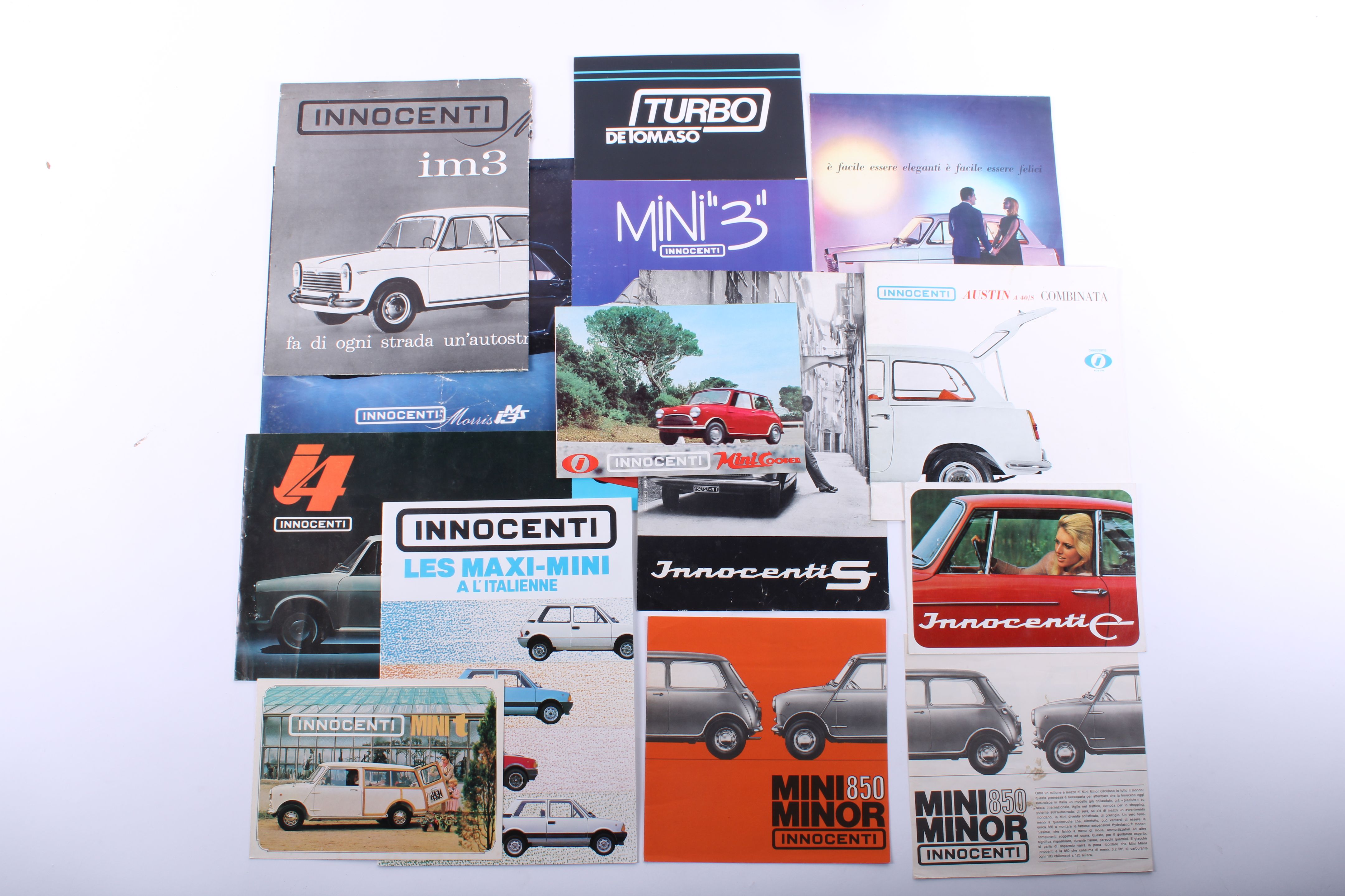 Bonhams Cars : Innocenti - assorted sales brochures, catalogues and ...