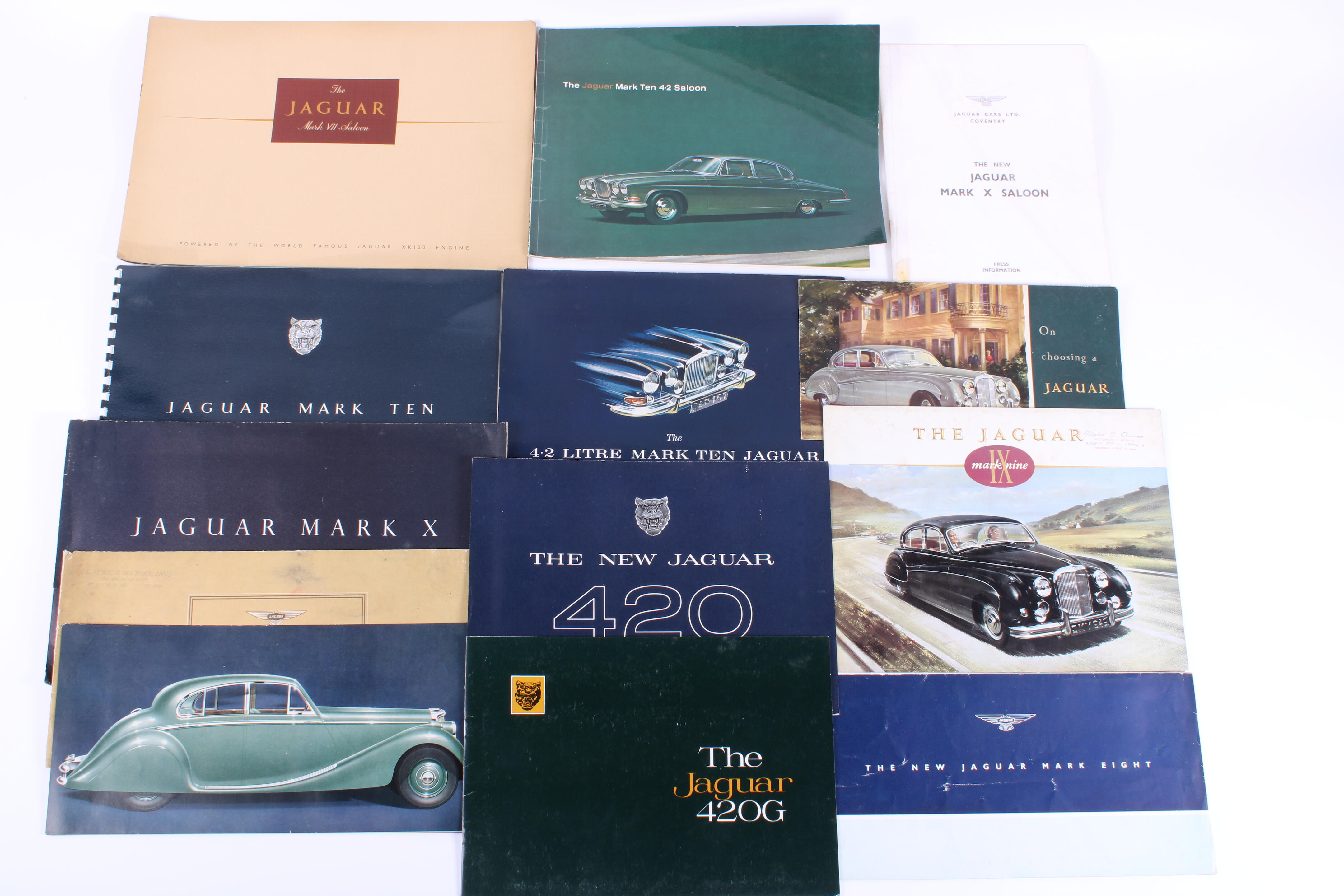 Bonhams Cars : Jaguar - assorted sale brochures, catalogues and ephemera, ((Qty))