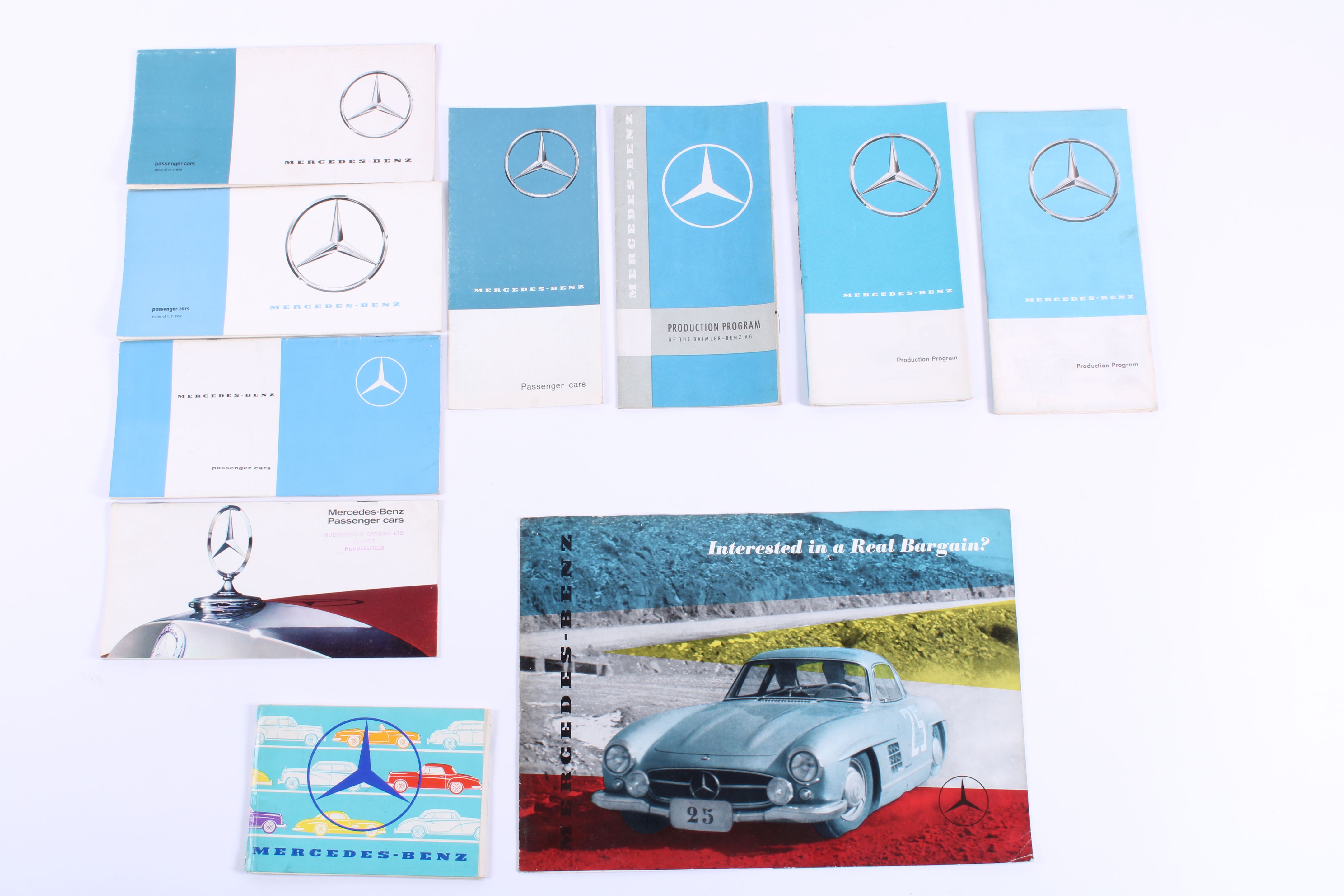 Bonhams Cars : Mercedes-Benz - assorted range brochures and catalogues ...