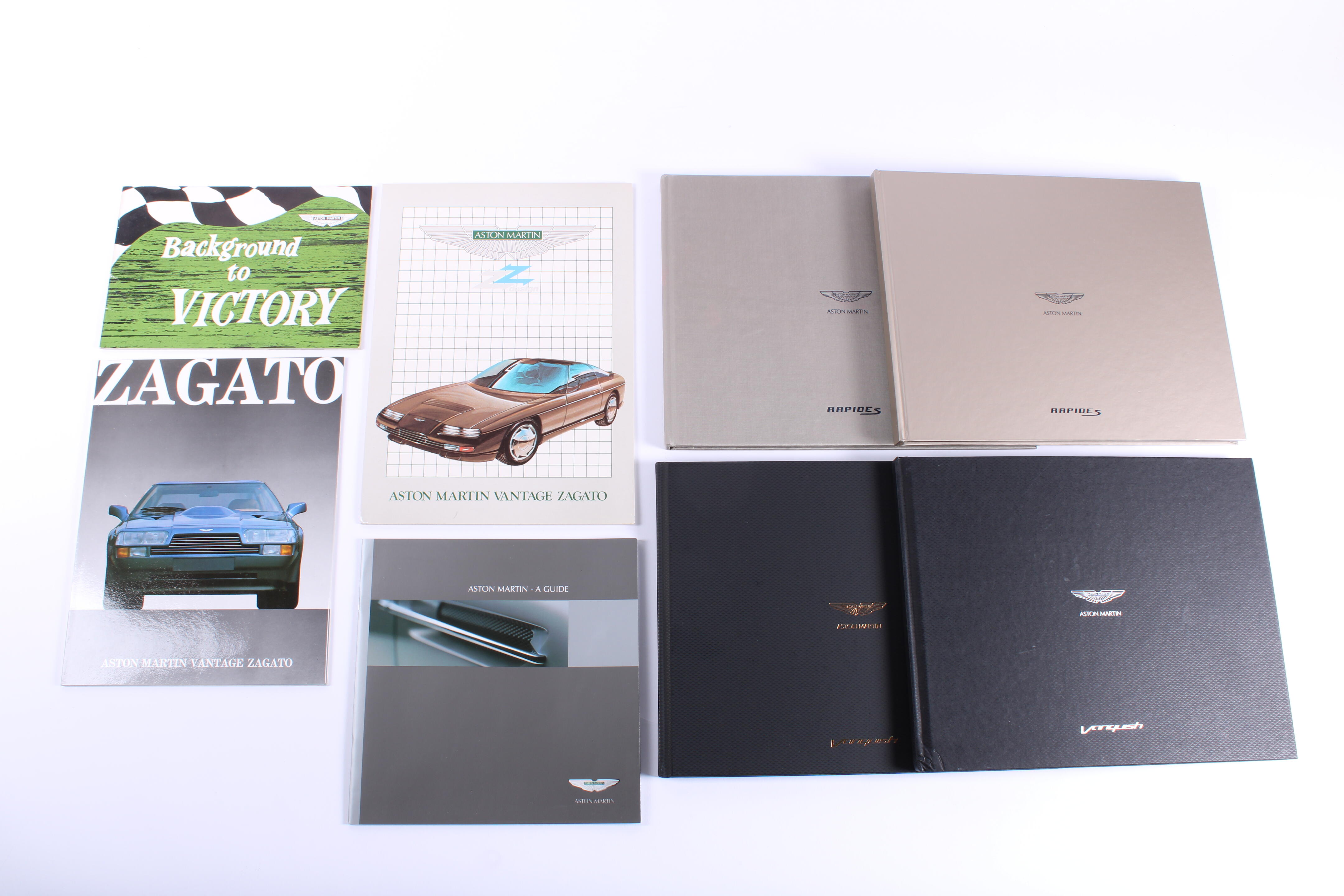 Bonhams Cars : Aston Martin - assorted sales brochures and ephemera, ((Qty)) ((Qty))