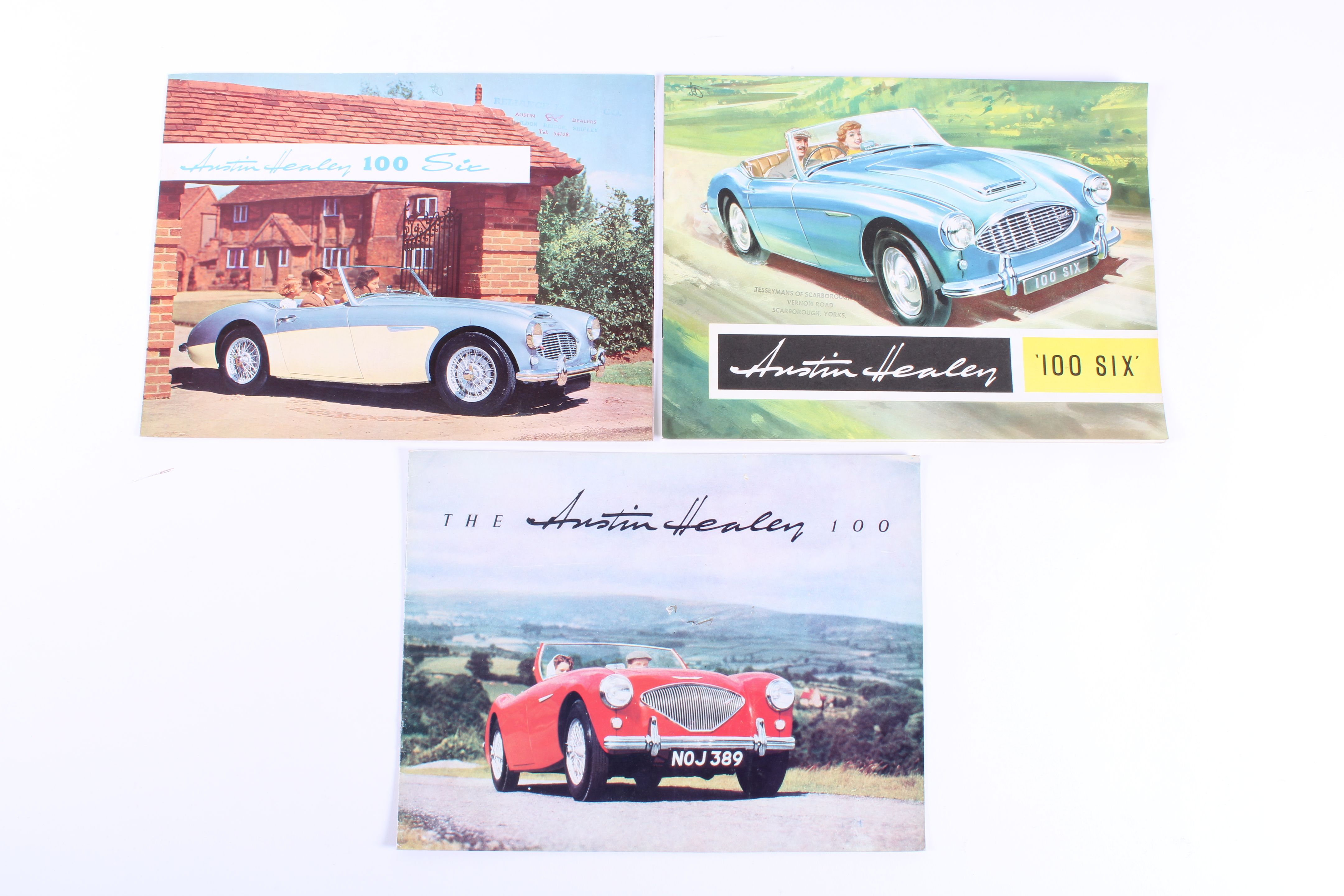 Bonhams Cars : Austin Healey - three Healey 100 sales brochures, ((3))