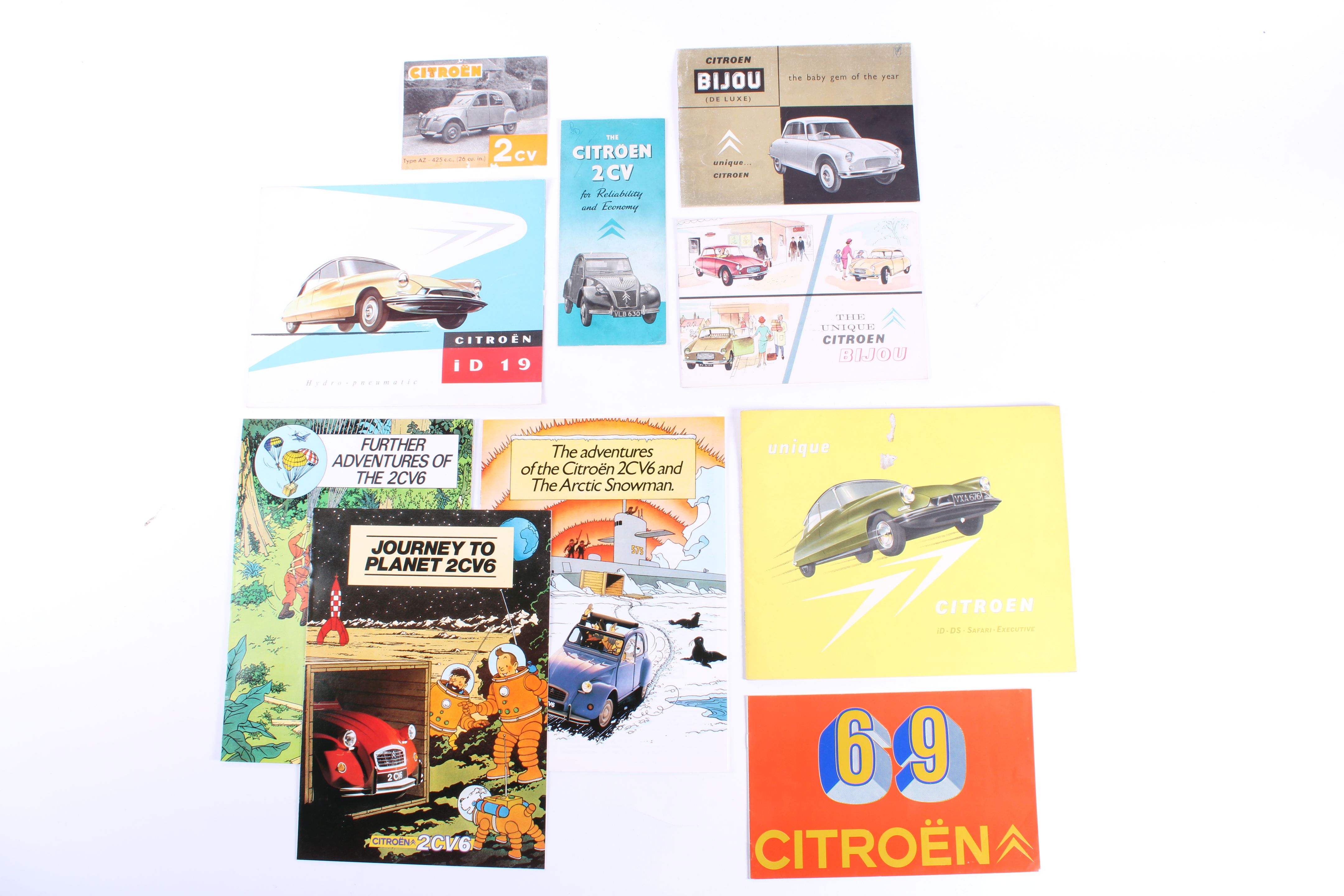 Bonhams Cars : Citroen - a large collection of assorted sales brochures ...