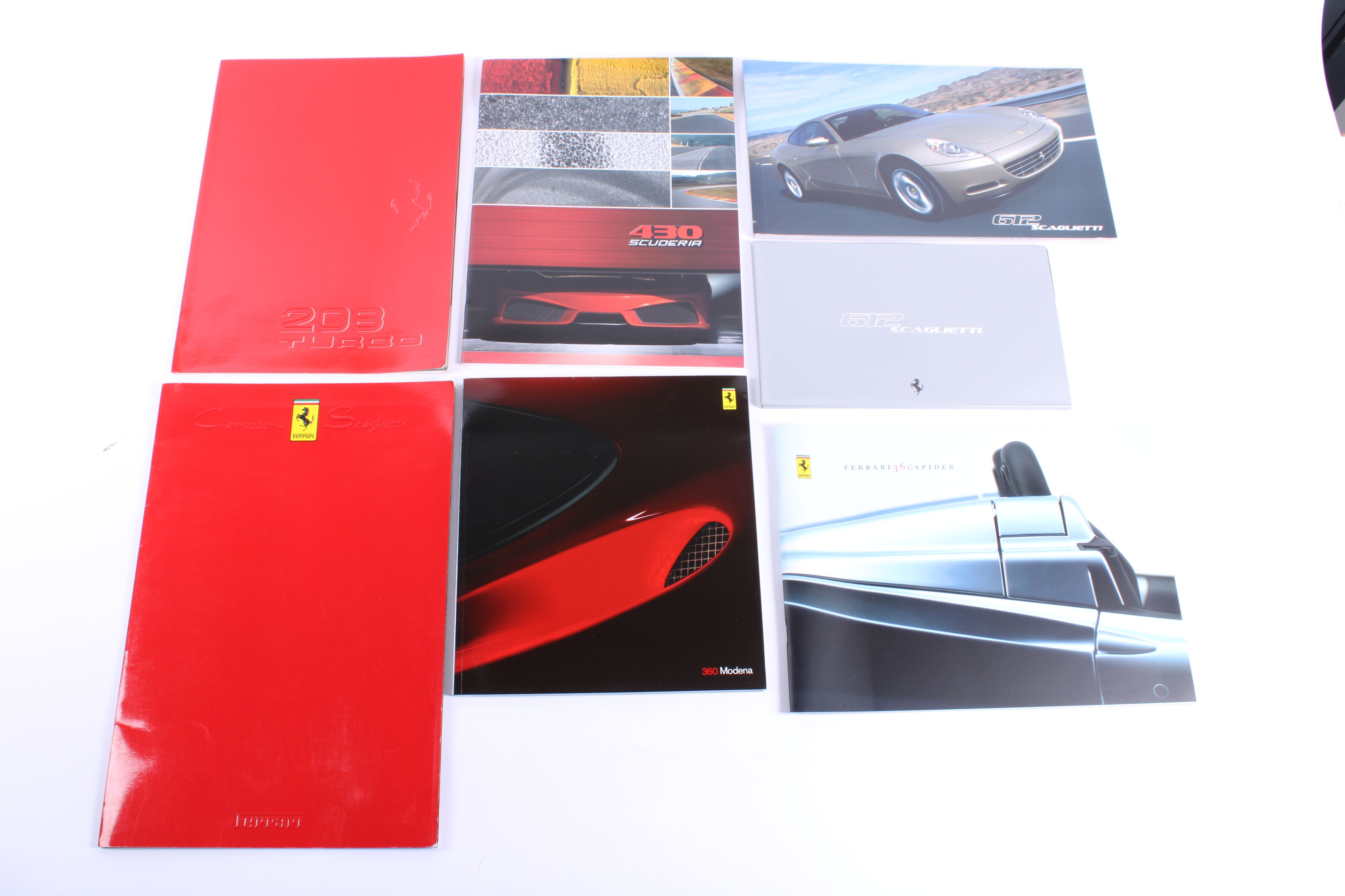 Bonhams Cars : Ferrari - assorted sales brochures, hard-backed ...