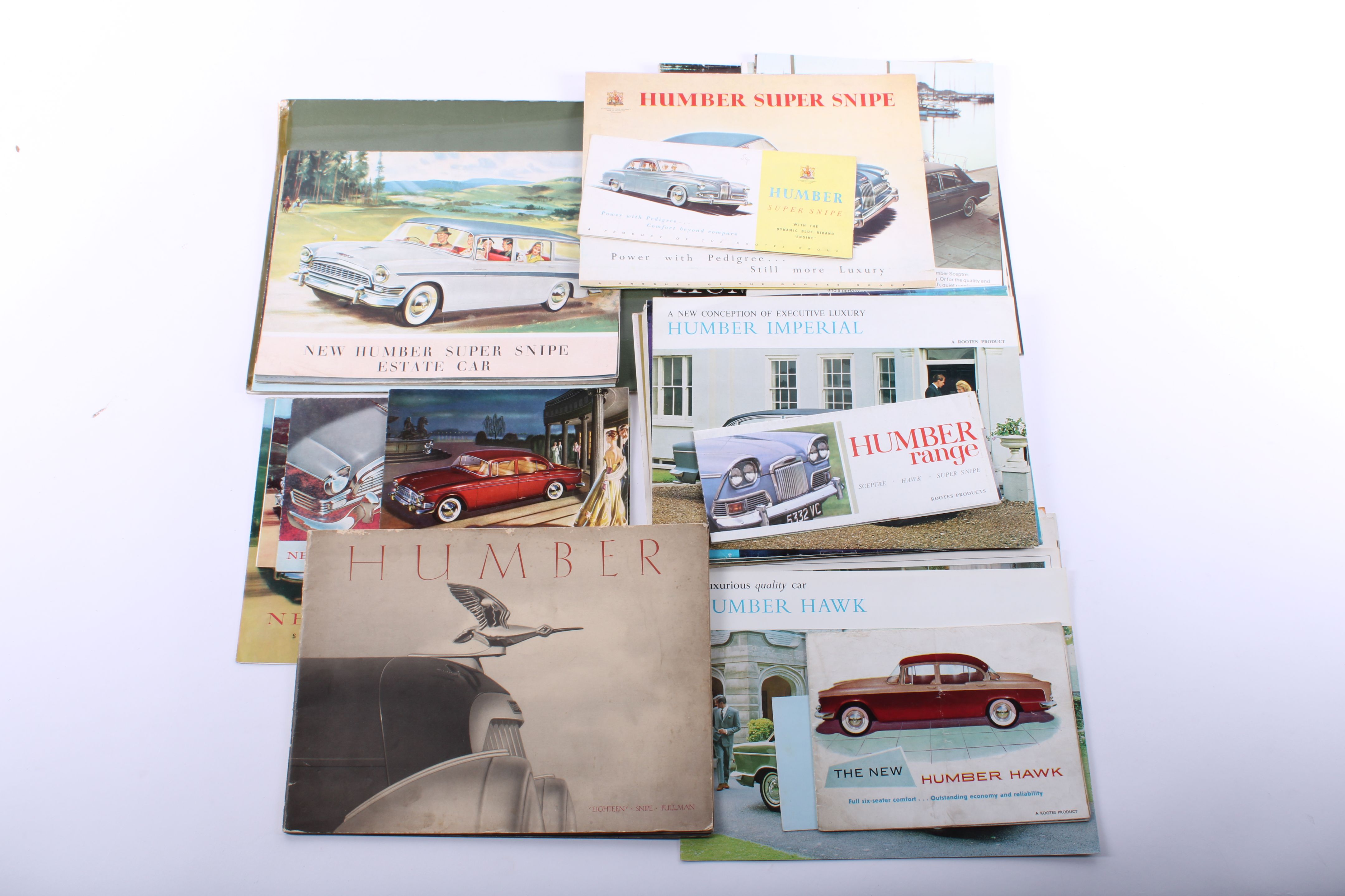 Bonhams Cars : Humber - assorted sales brochures, catalogues and ephemera, 1936-1971, ((Qty))