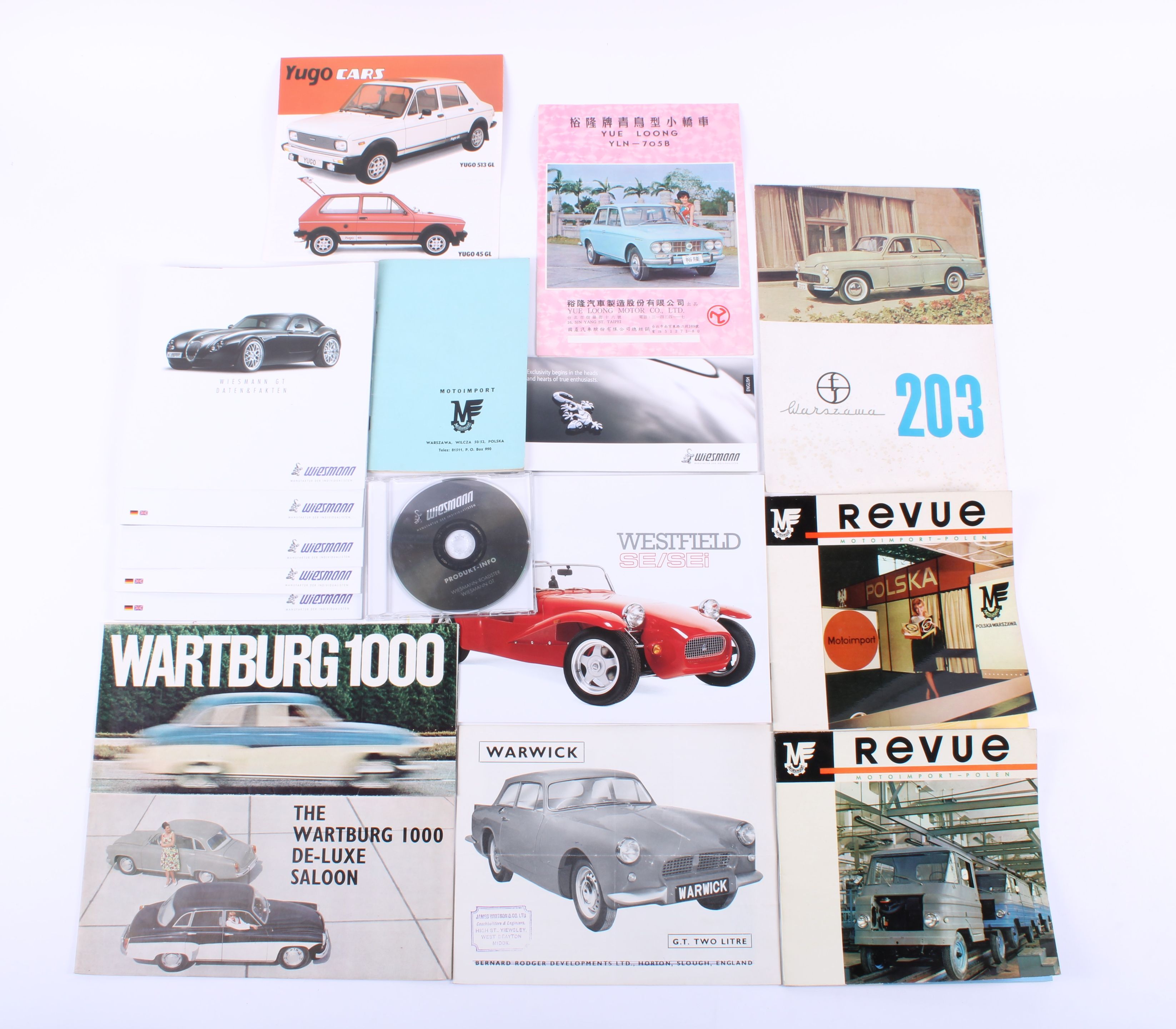 Bonhams Cars : 'W', 'Y' and 'Z' - assorted sales brochures, catalogues and ephemera ((Qty))