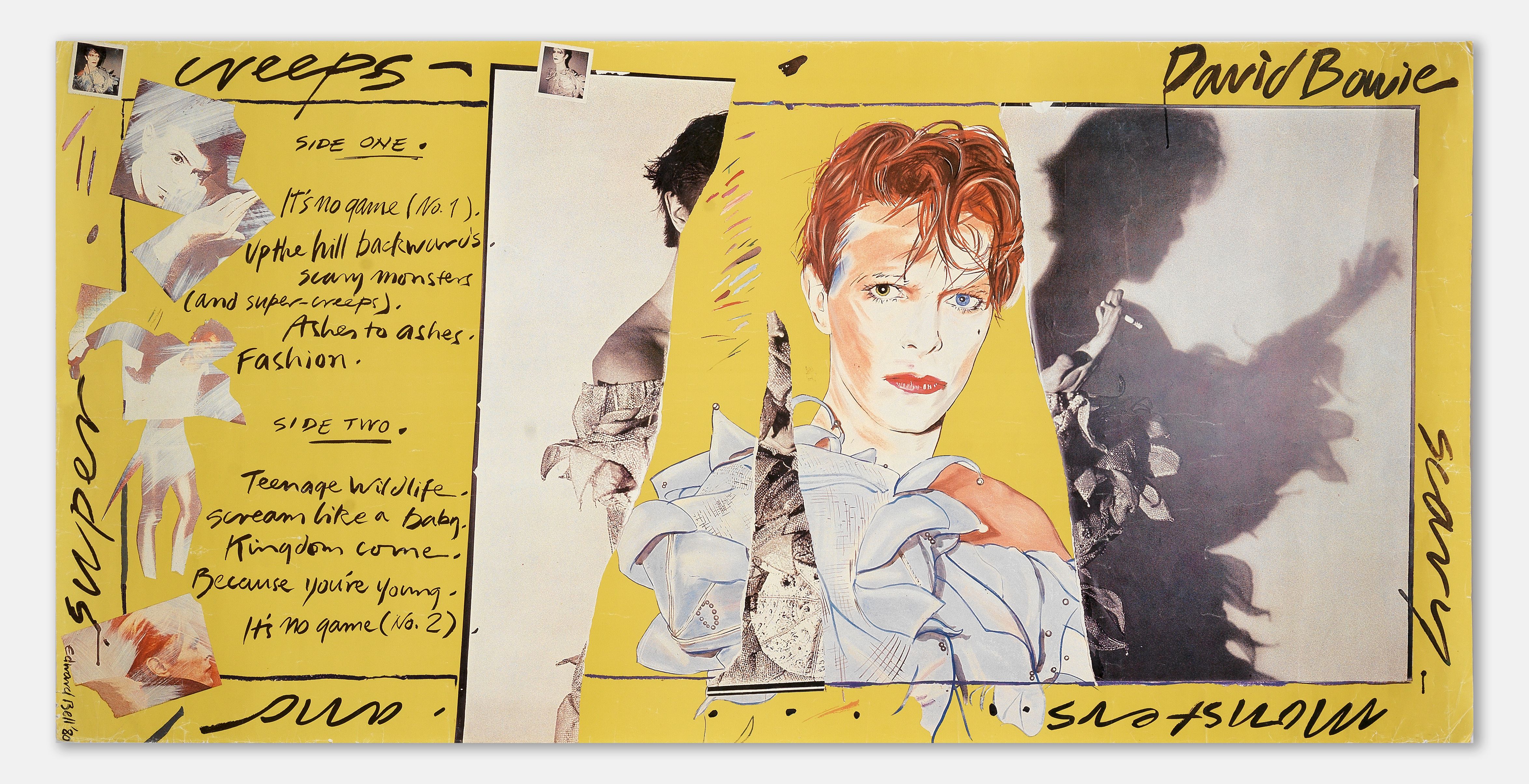 Bonhams : David Bowie A 'Scary Monsters (and Super Creeps)' Promotional ...