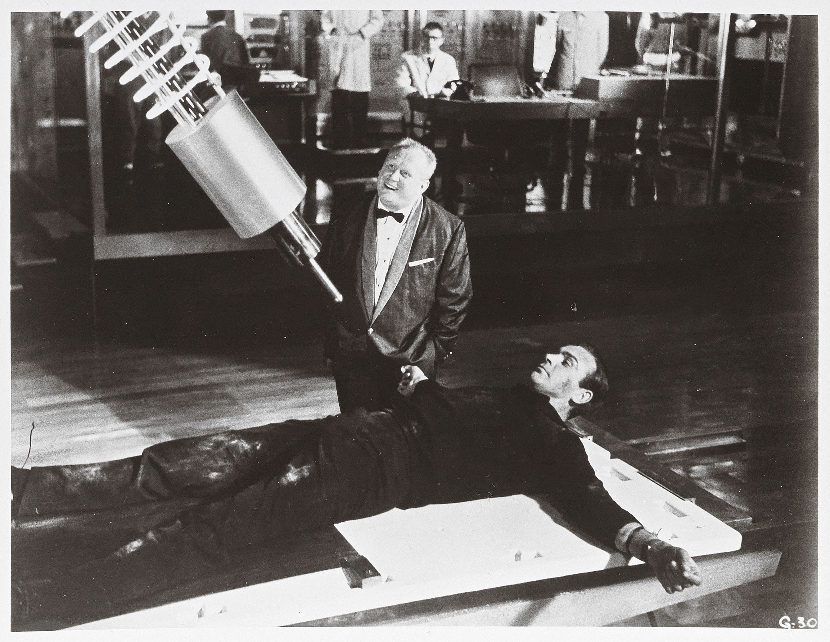 Bonhams : James Bond Sean Connery and Gert Fröbe In 'Goldfinger', 1964