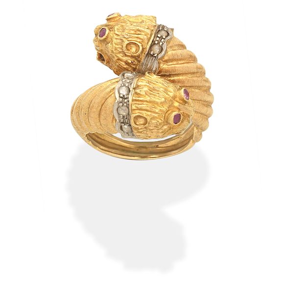 Bonhams : LALAOUNIS: RUBY AND DIAMOND-SET RING
