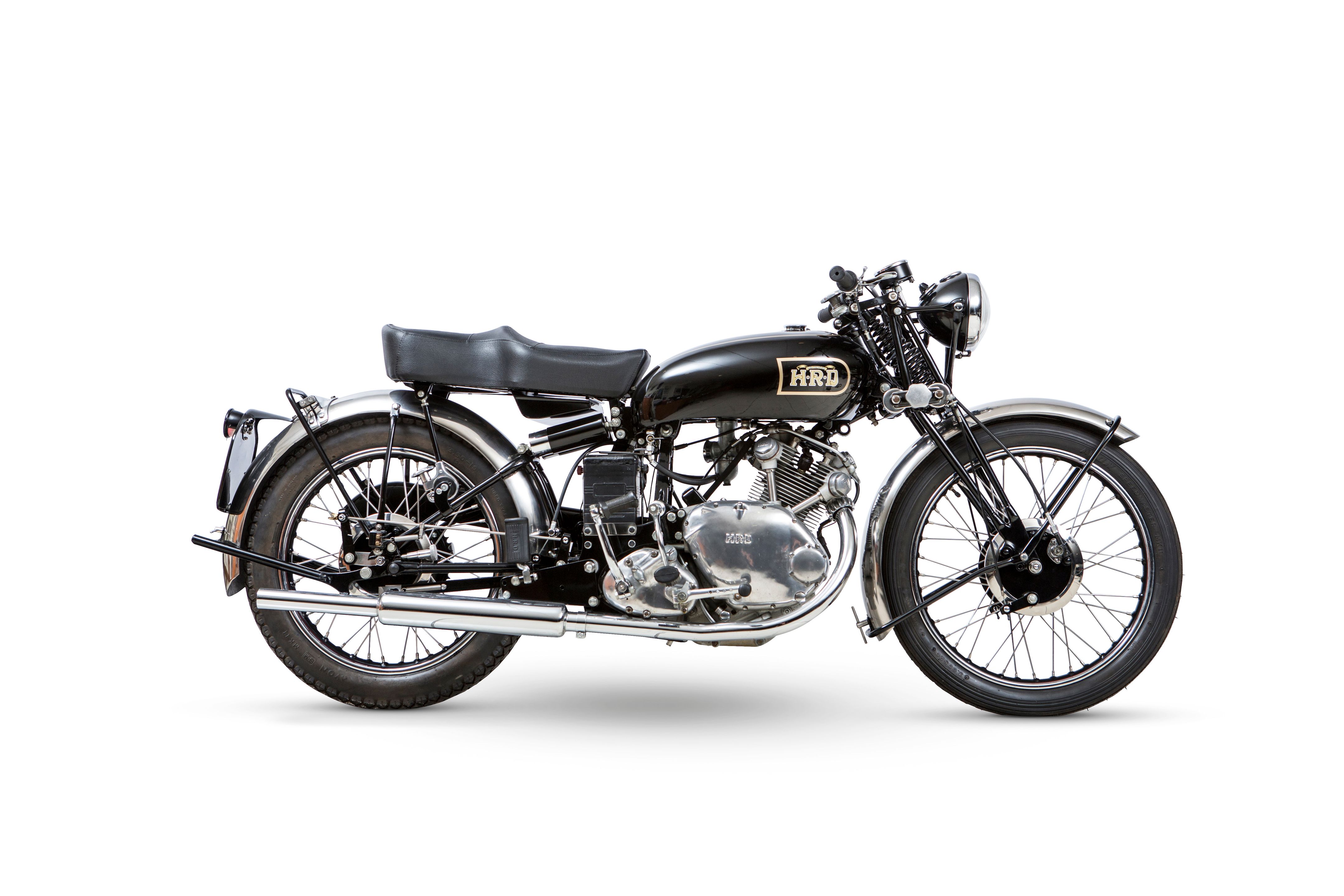 Bonhams Cars : 1949 Vincent-HRD 500cc Meteor Frame no. R/1/4591 Rear ...