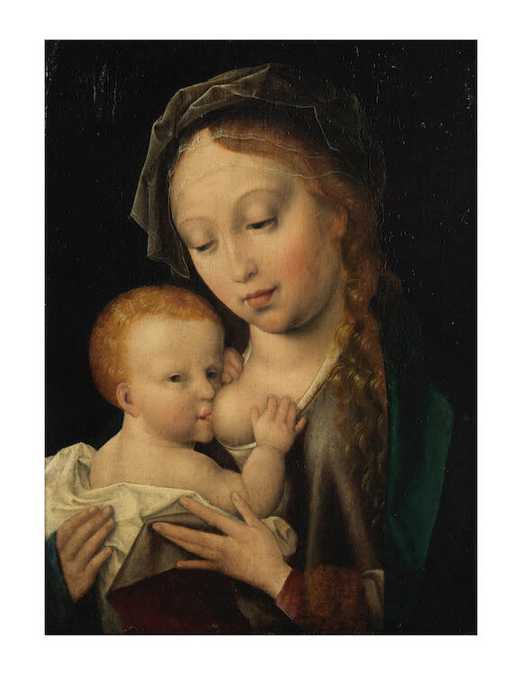 Bonhams : Workshop of Joos van Cleve (Cleve circa 1485-circa 1540 Antwerp) The Madonna and Child