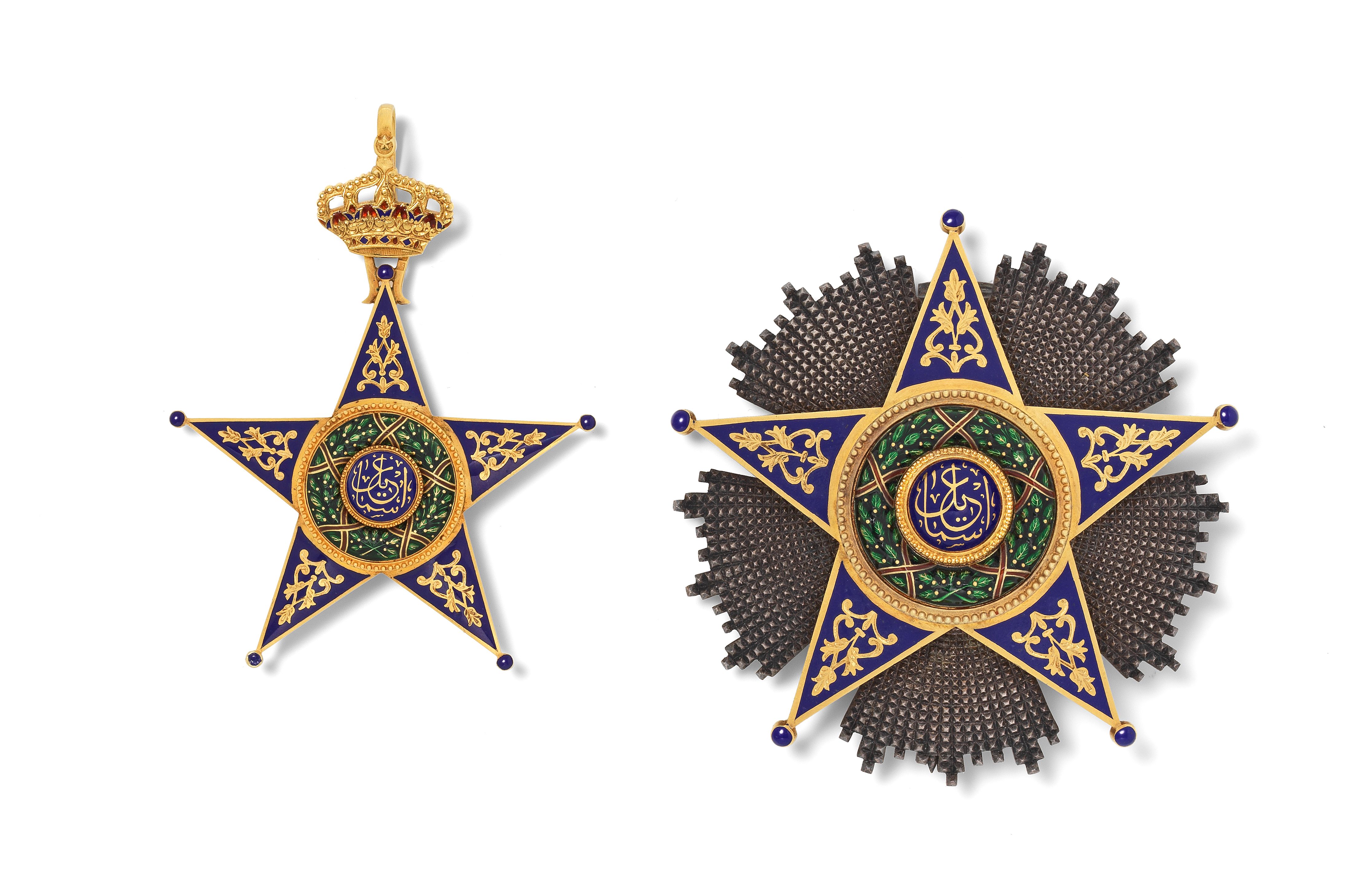 Bonhams : A first class set of the Imperial Egyptian Order of Ismail by ...