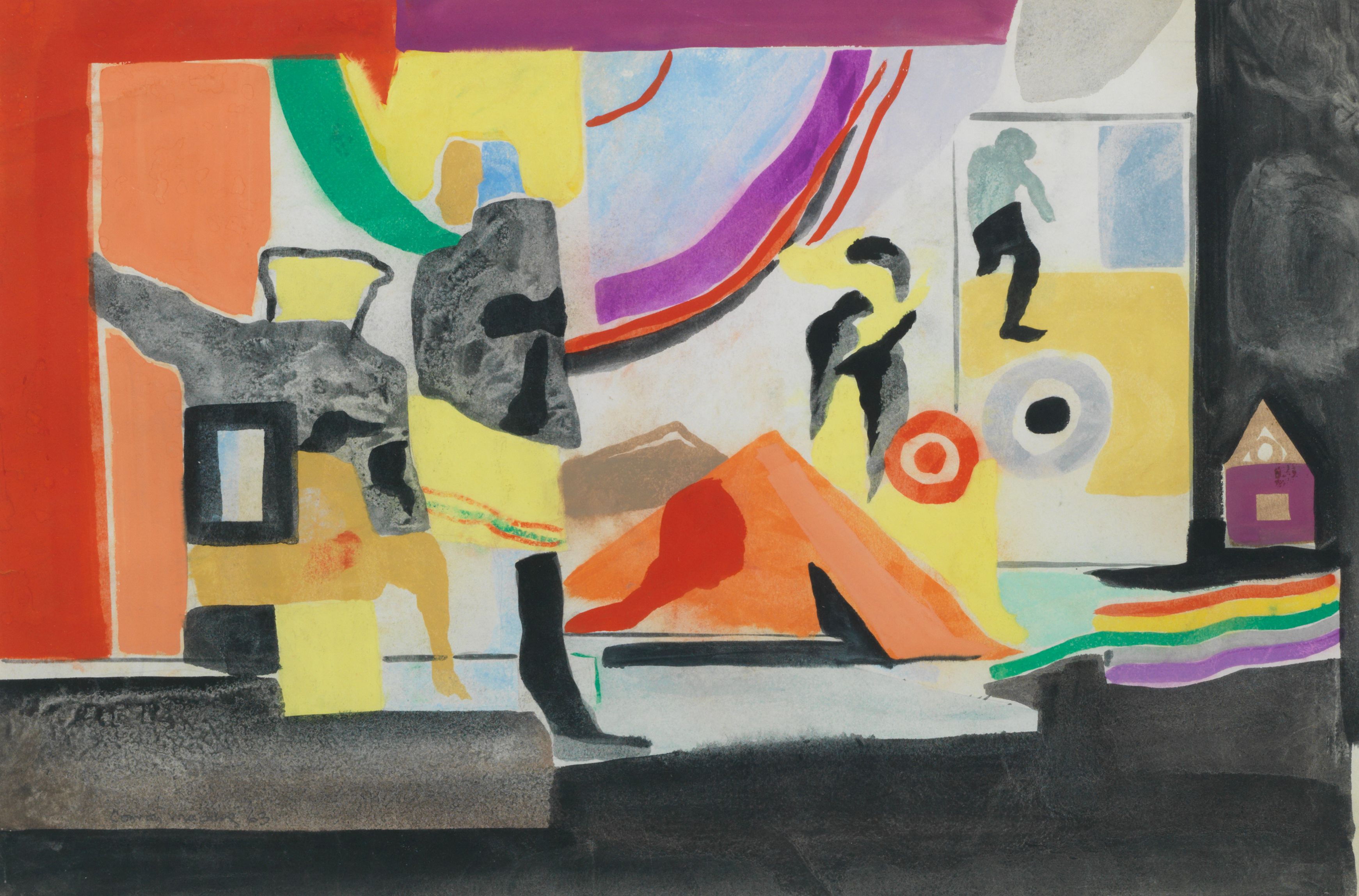 Bonhams : Conroy Maddox (British, 1912-2005) The day they took over the ...